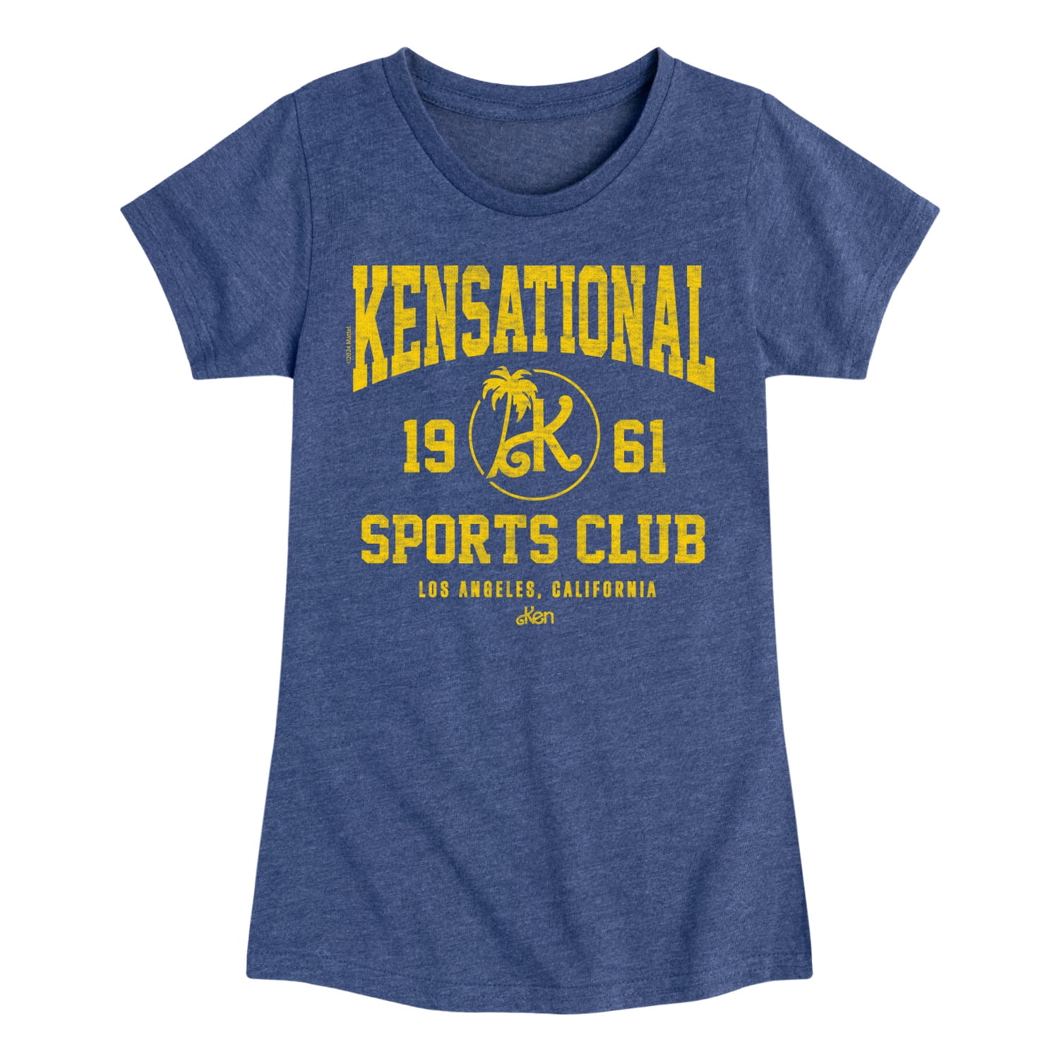 Barbie - Kensational Sports Club - Girls Fitted Short Sleeve Graphic T ...