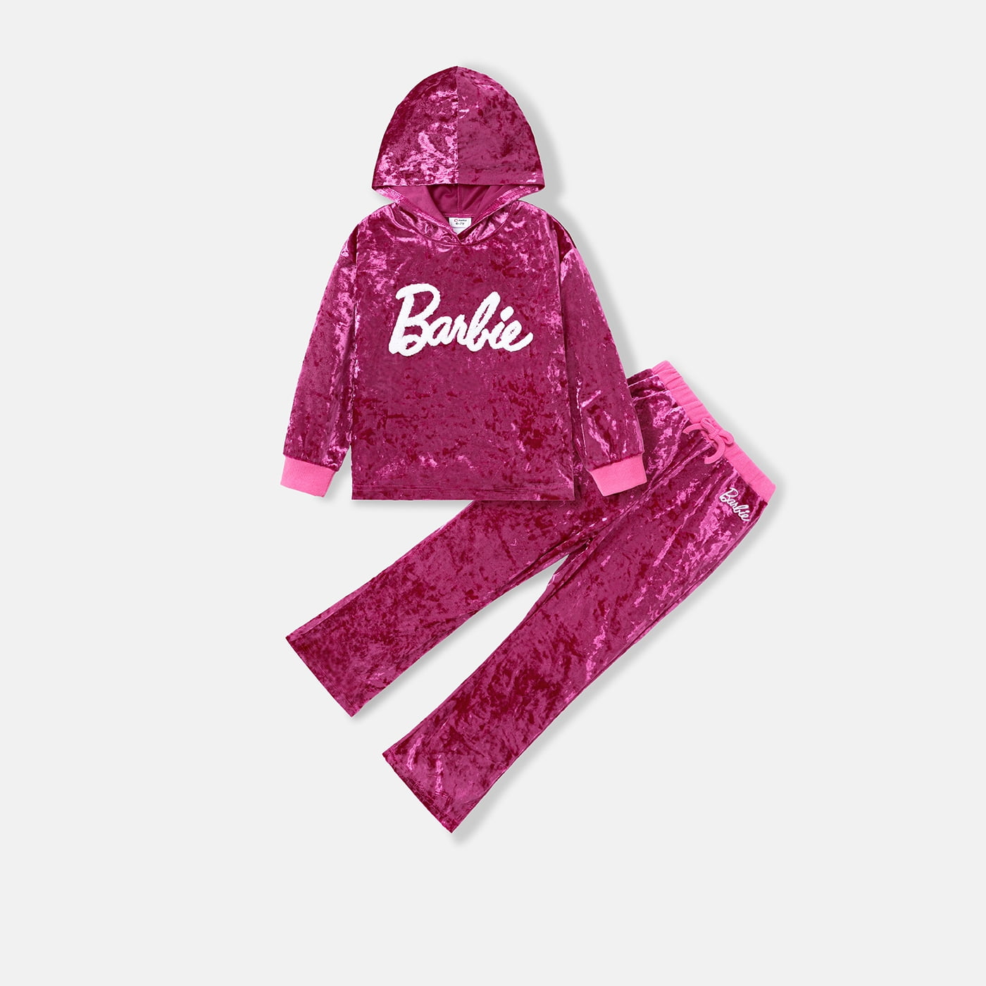 Barbie Kid Girls 2 Pieces Outfit Set Letter Embroidered Long Sleeves ...