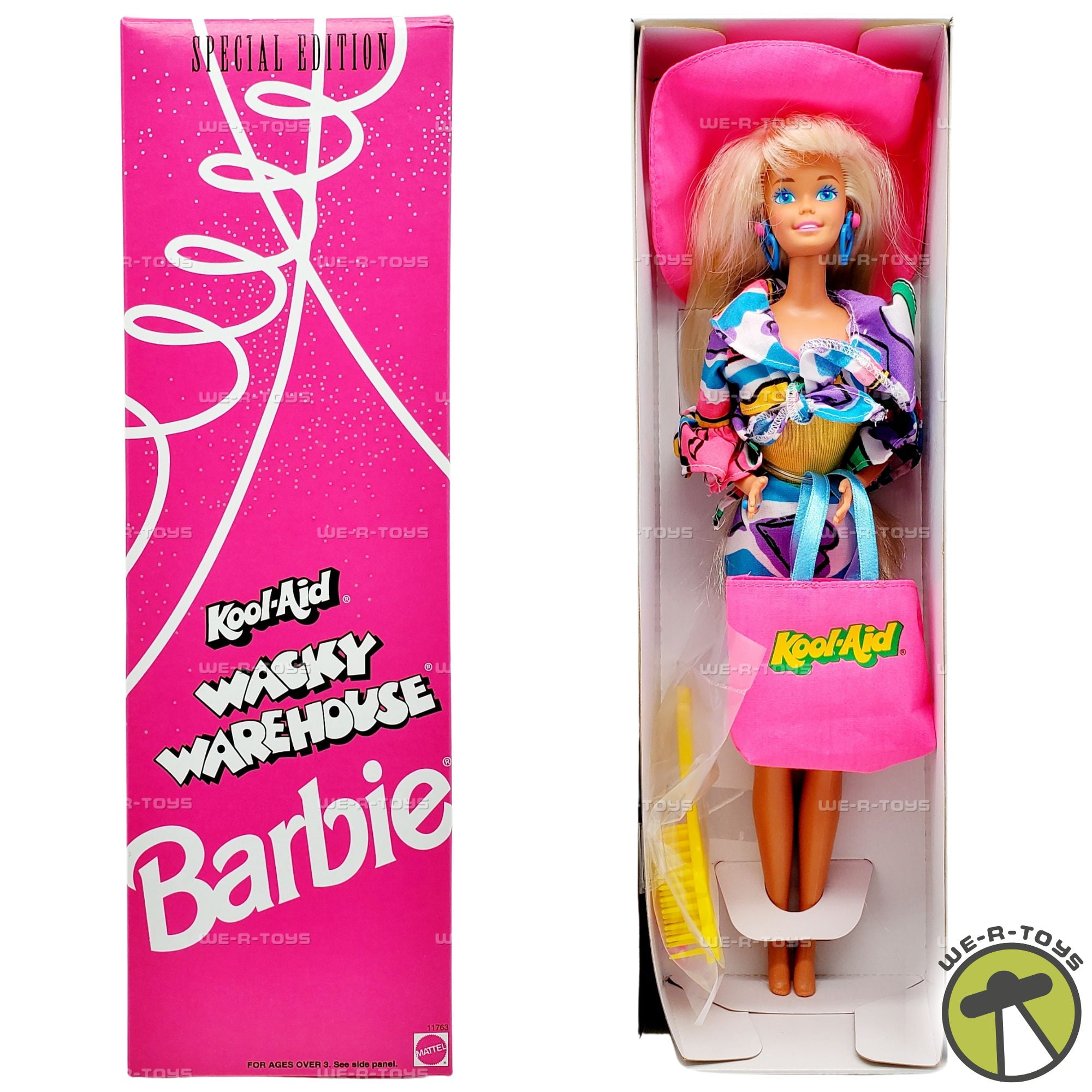 Barbie Kool-Aid Wacky Warehouse Special Edition Doll 1993 Mattel 11763 ...