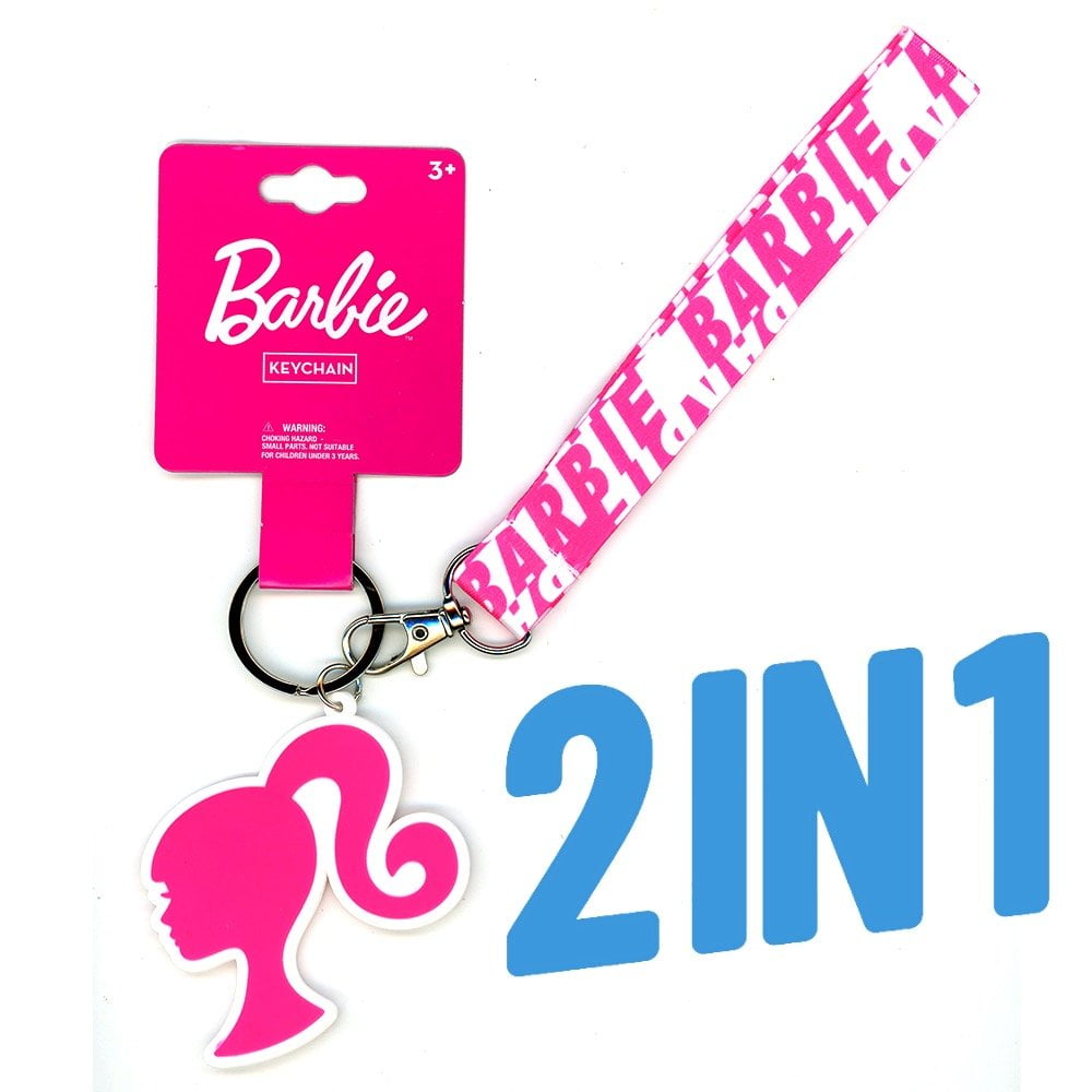 Barbie Lanyard with Rubber Keychain - Walmart.com