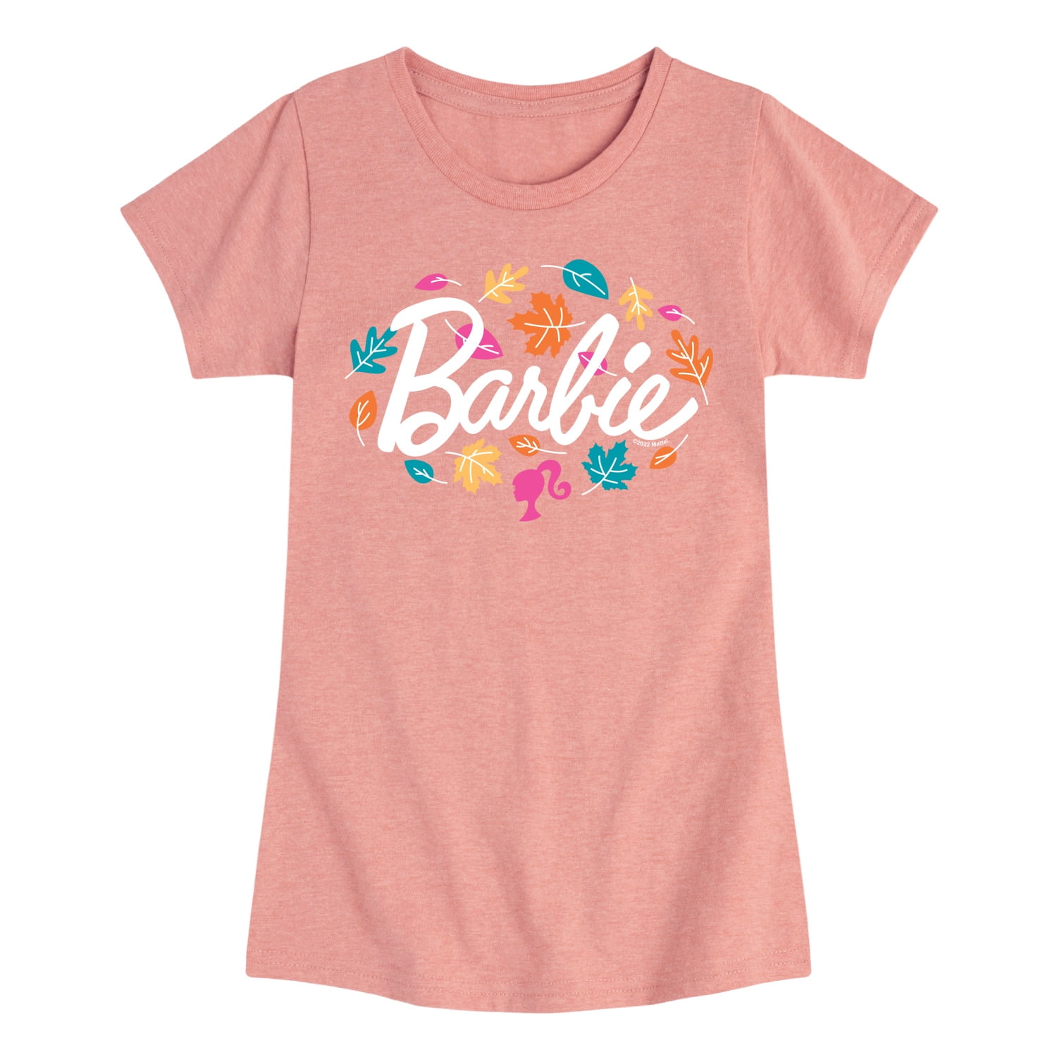 Barbie - Leaves Swirling - Toddler And Youth Girls Raglan Graphic T ...