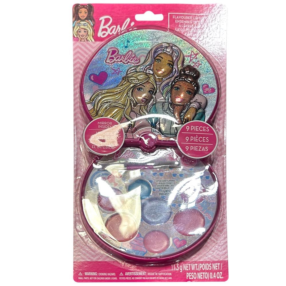 Barbie Lip Gloss Compact on Card - Walmart.com