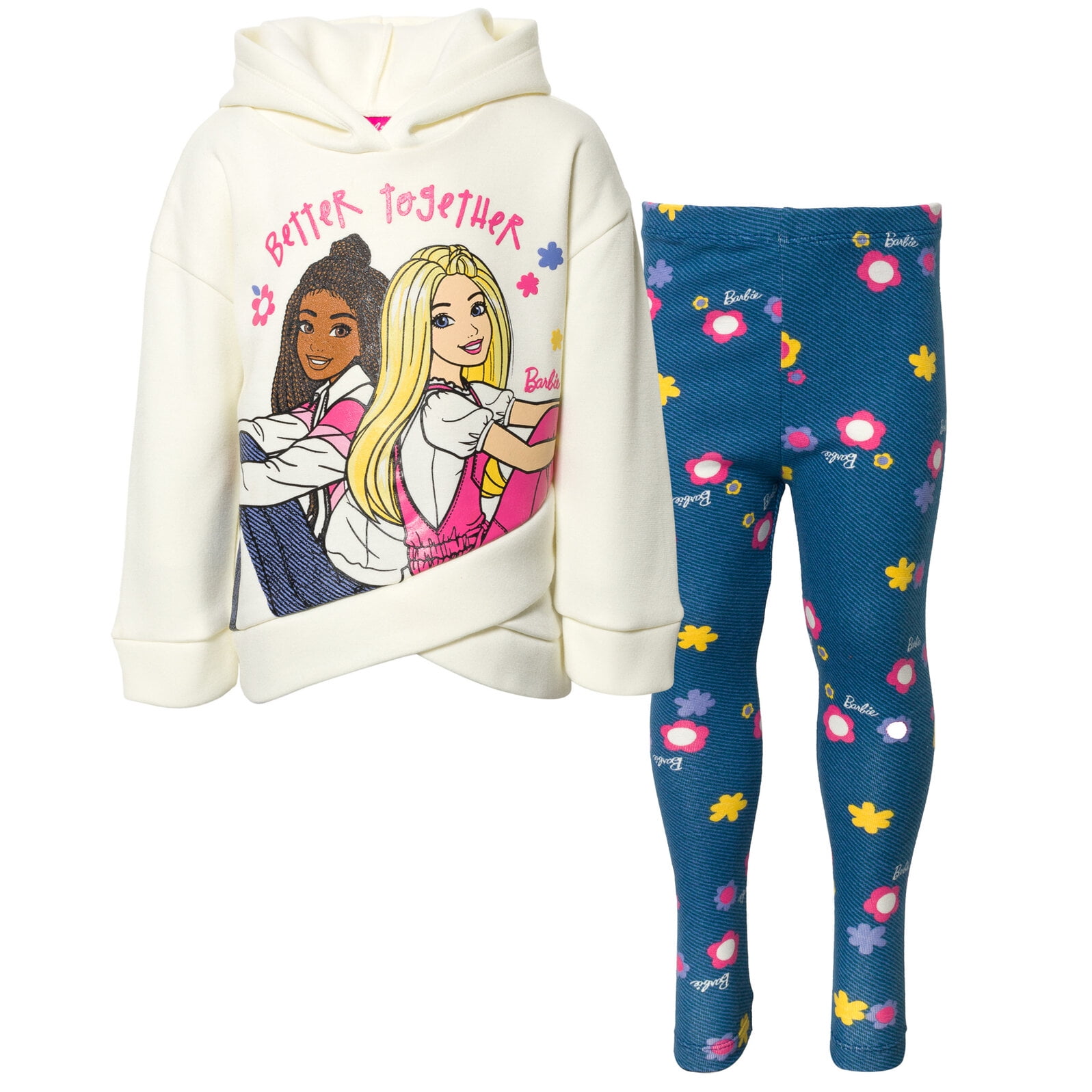 Barbie-Themed Clothes: Pullover Crossover Fleece Hoodie & Leggings ...