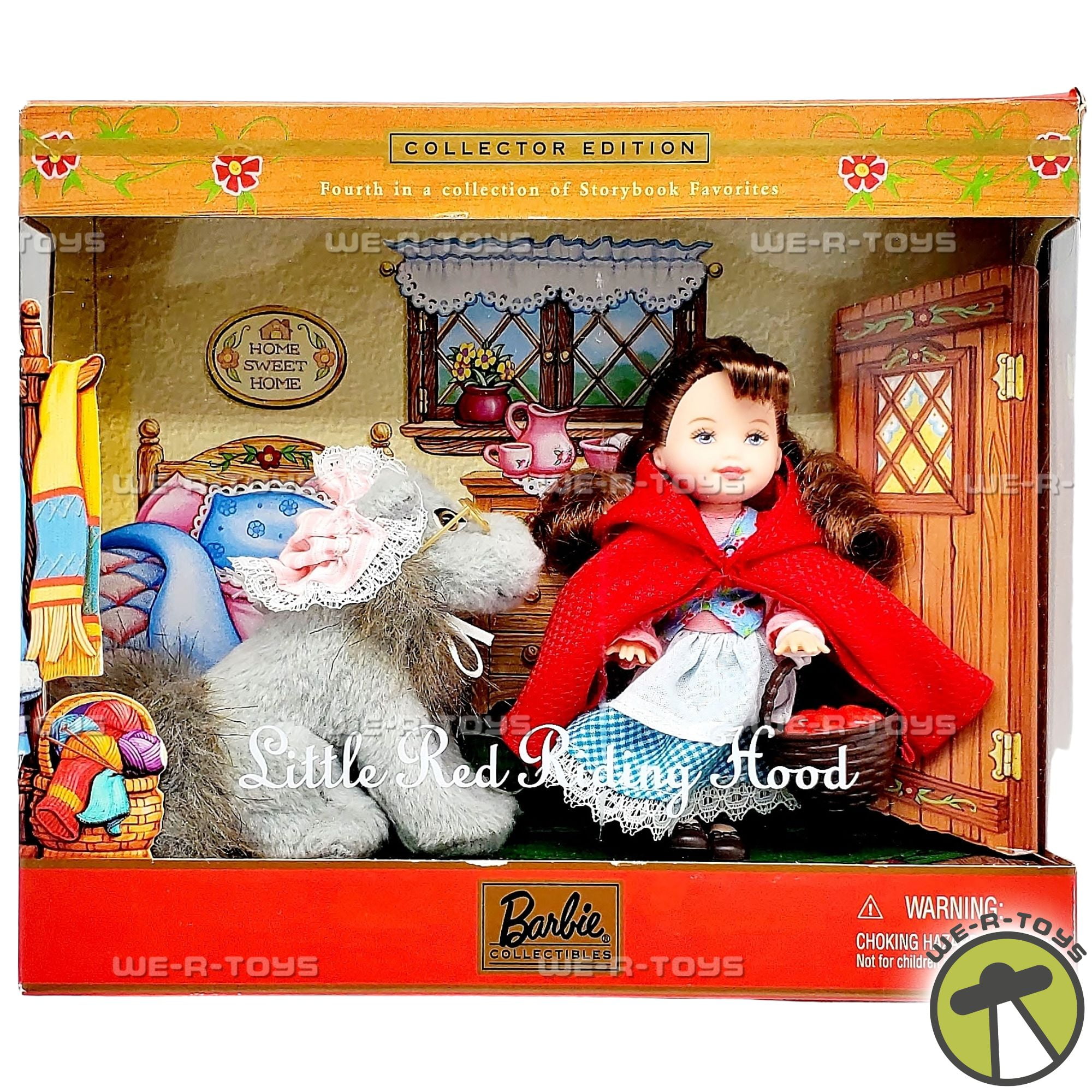Barbie Little Red Riding Hood Kelly Doll and Wolf Storybook Favorites ...