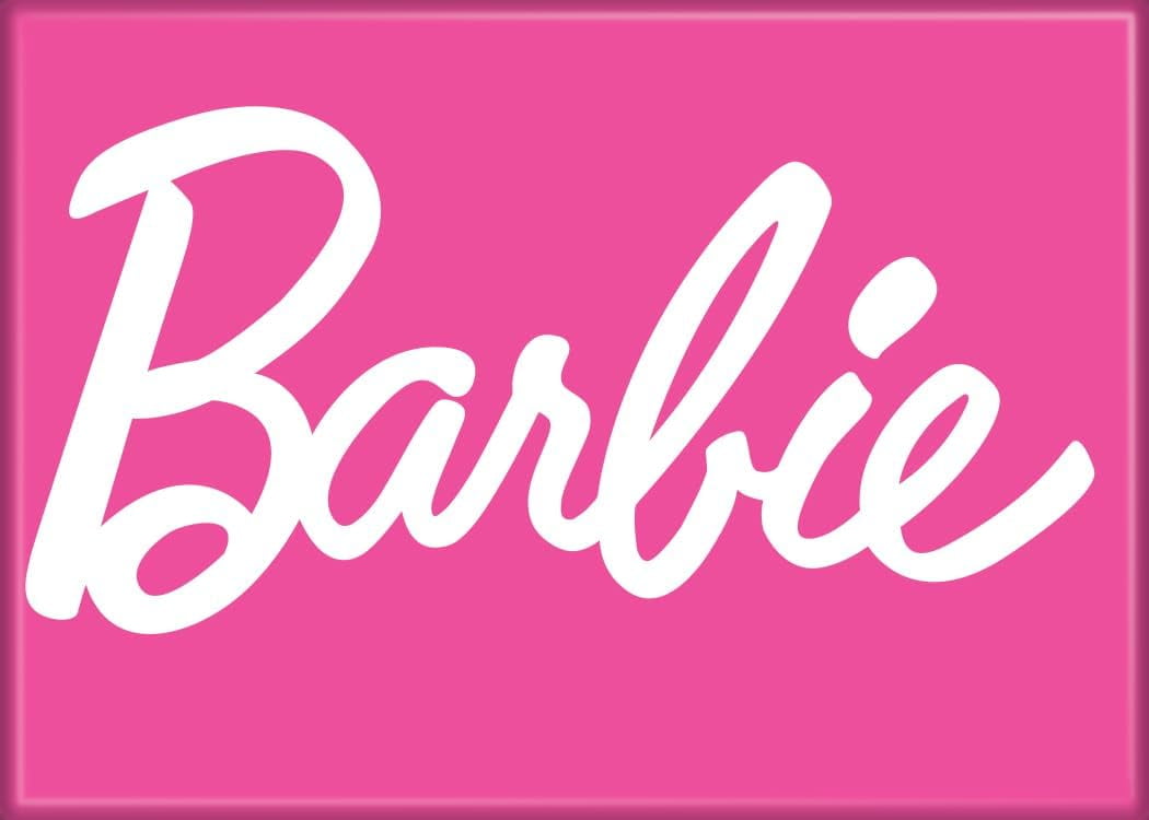 Barbie Logo Pink Magnet - Walmart.com
