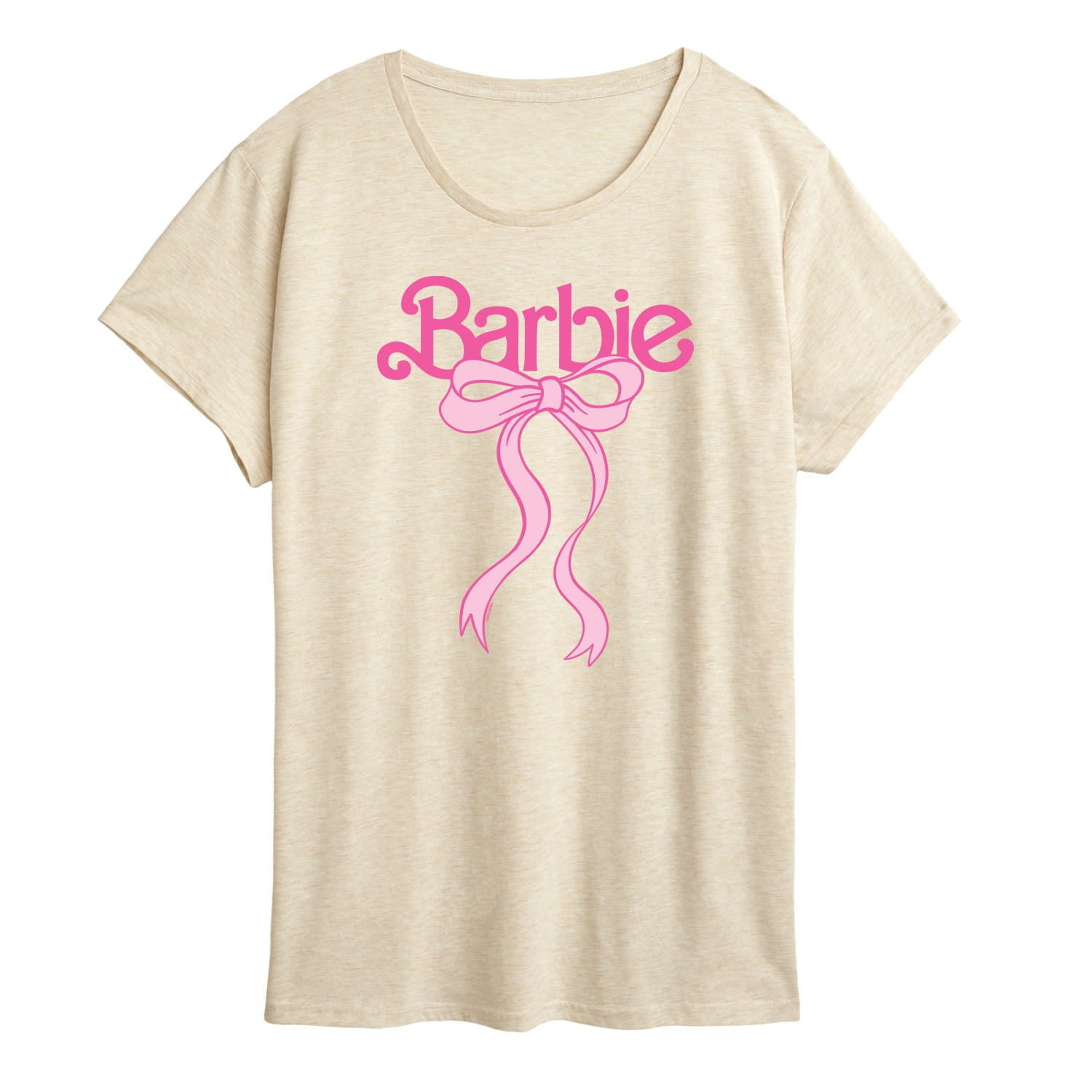 Barbie - Logo Coquette Bow - Women's Short Sleeve Graphic T - Shirt ...