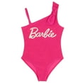 Barbie Logo Sparkling Girls One Piece Swimsuit Girls Swimwear Size 2t 16