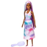 Barbie Dreamtopia Long Hair Princess Doll with Purple and Blue Hair ...