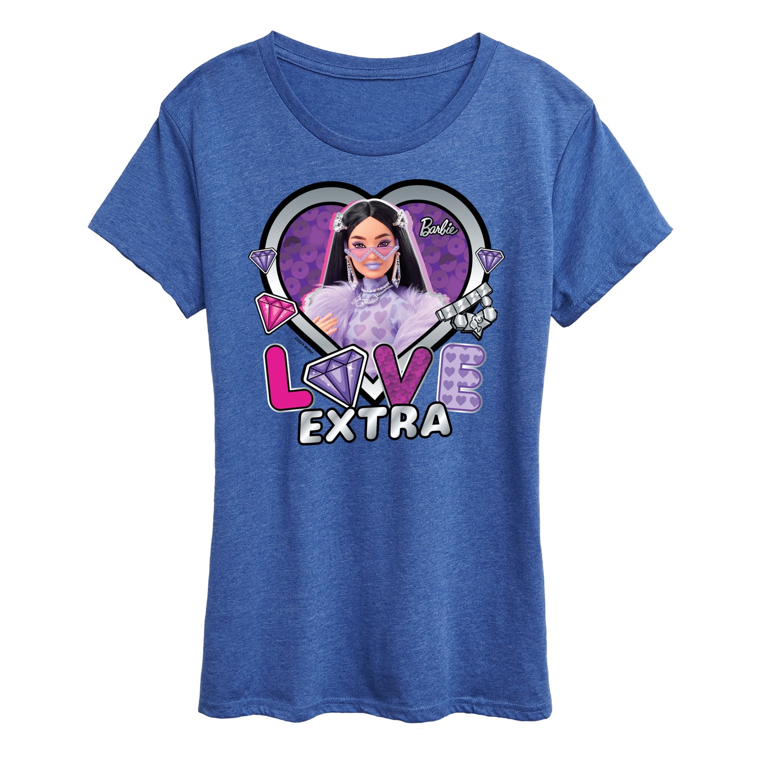 Barbie - Love Extra - Women'S Short Sleeve Graphic T-Shirt - Walmart.com