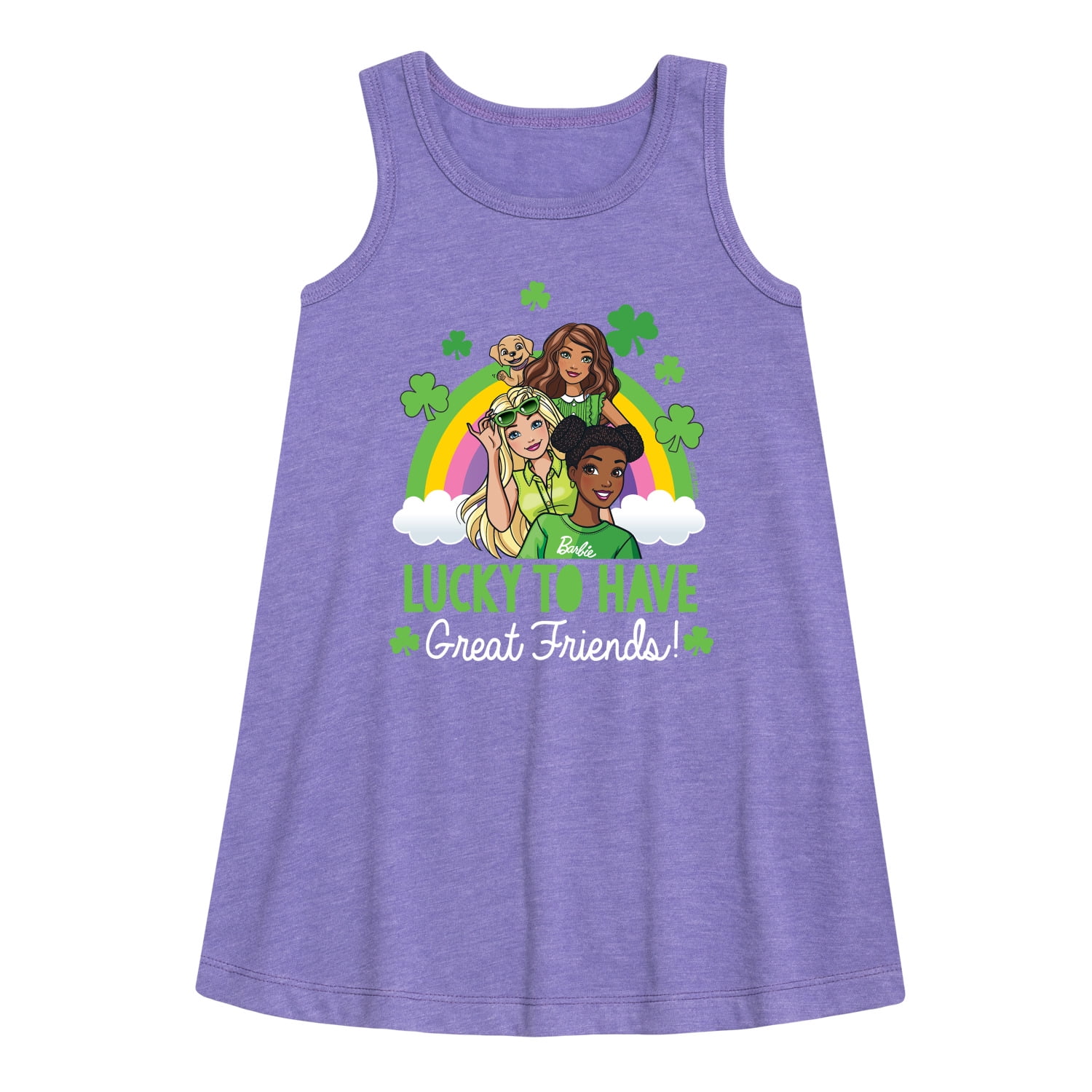 Barbie - Lucky To Have Great Friends - Toddler and Youth Girls A-line ...
