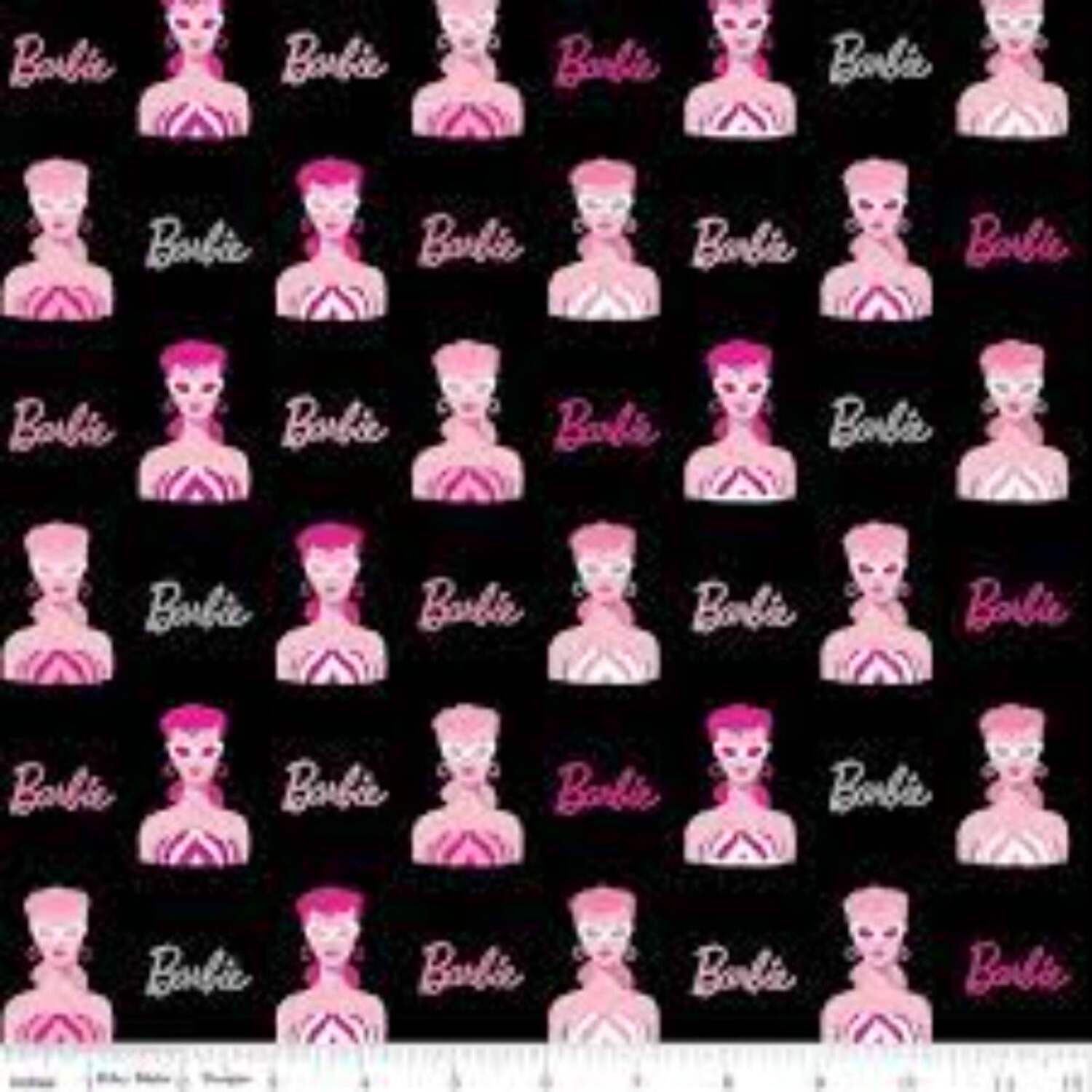 Barbie Main Black Cotton Fabric - Walmart.com