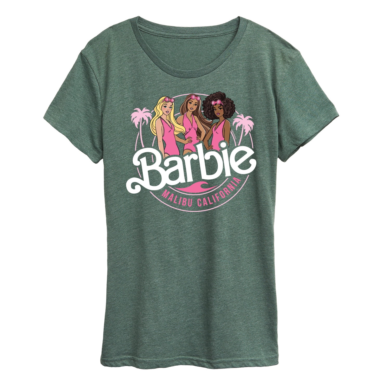 Barbie - Malibu California - Girl Gang - Women's Short Sleeve Graphic T ...