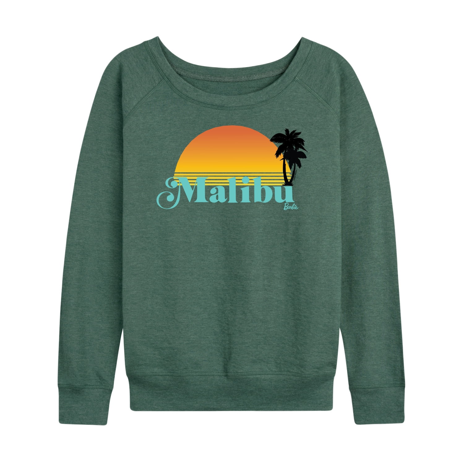 Barbie - Malibu Setsets & Palm Trees - Women's Lightweight French Terry ...