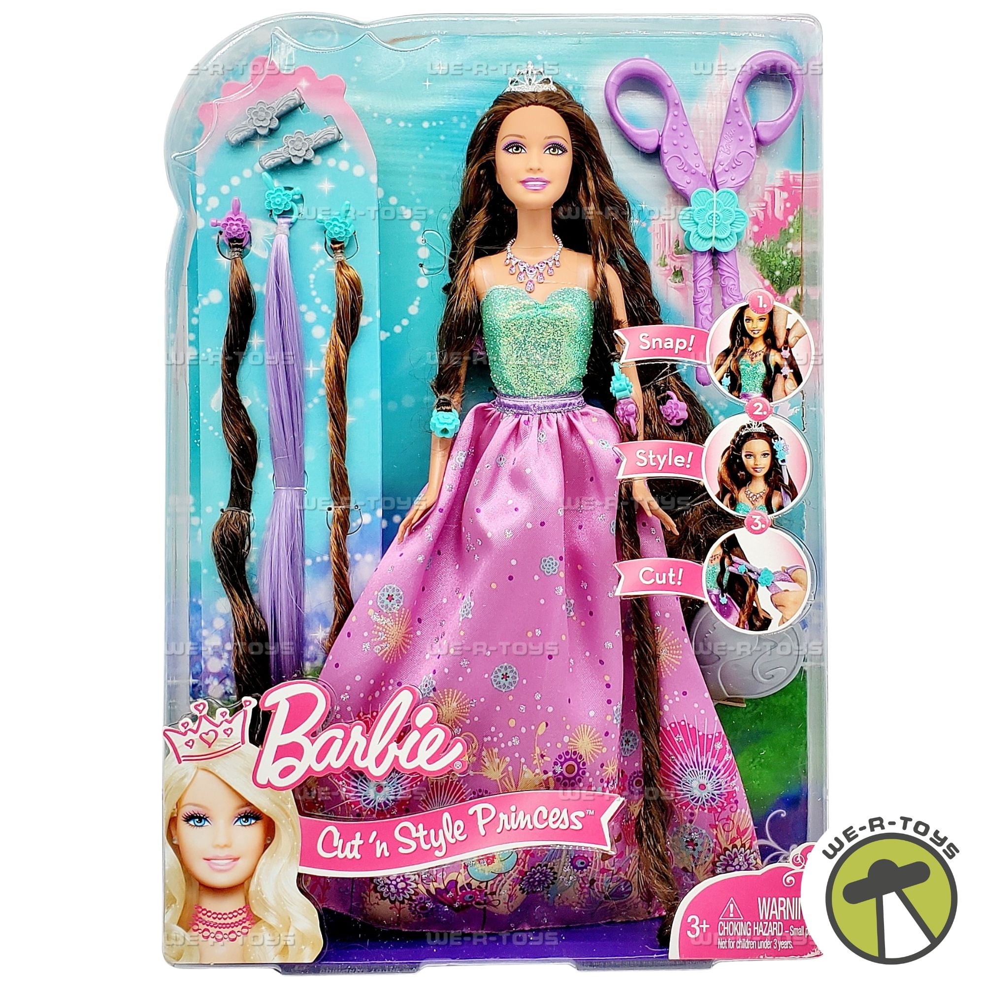 Barbie Cut 'n Style Princess Teresa Doll 2010 Mattel T7363 - Walmart.com