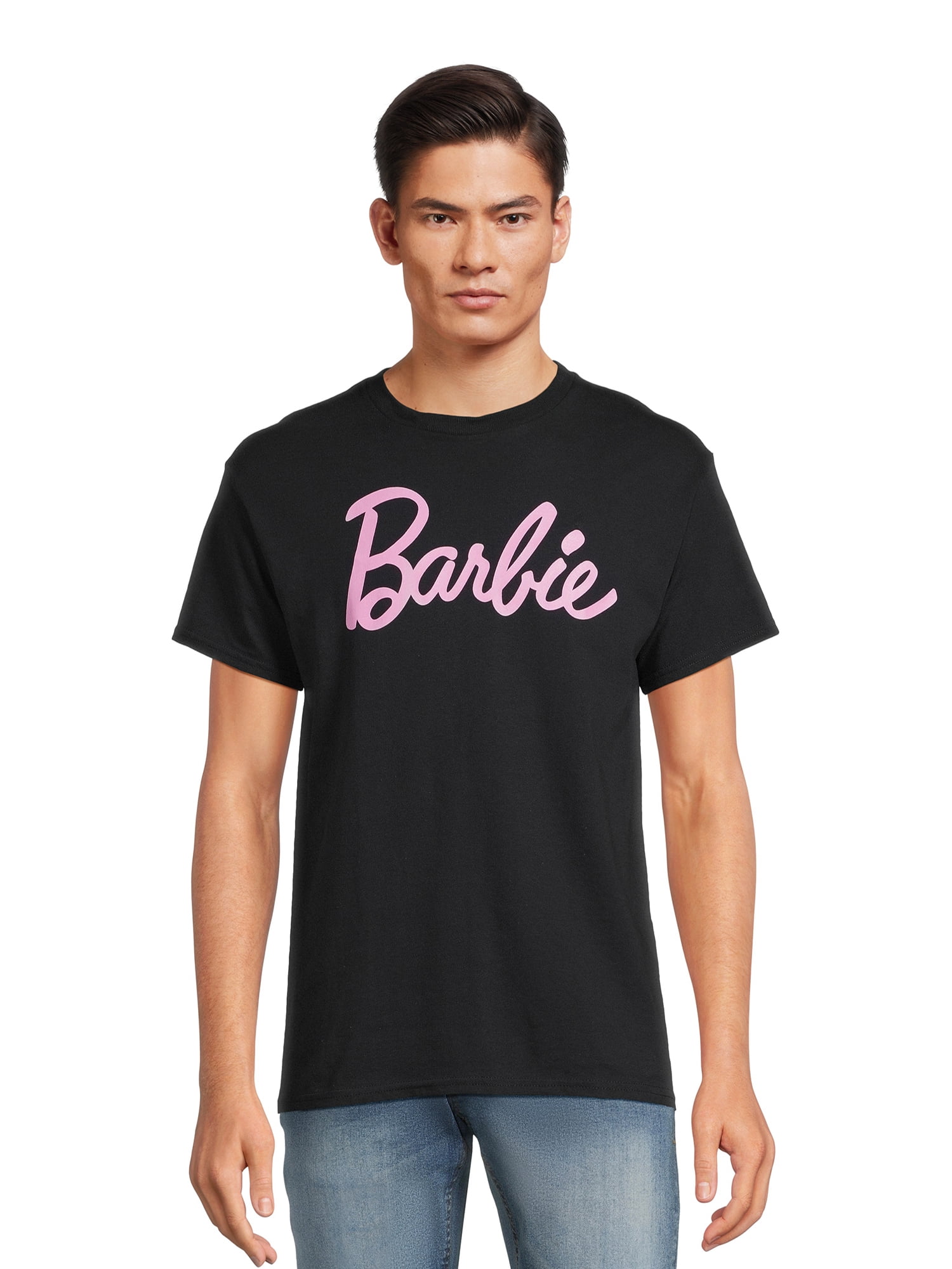 Barbie Men's Logo Graphic Tee with Short Sleeves, Size XL - Walmart.com