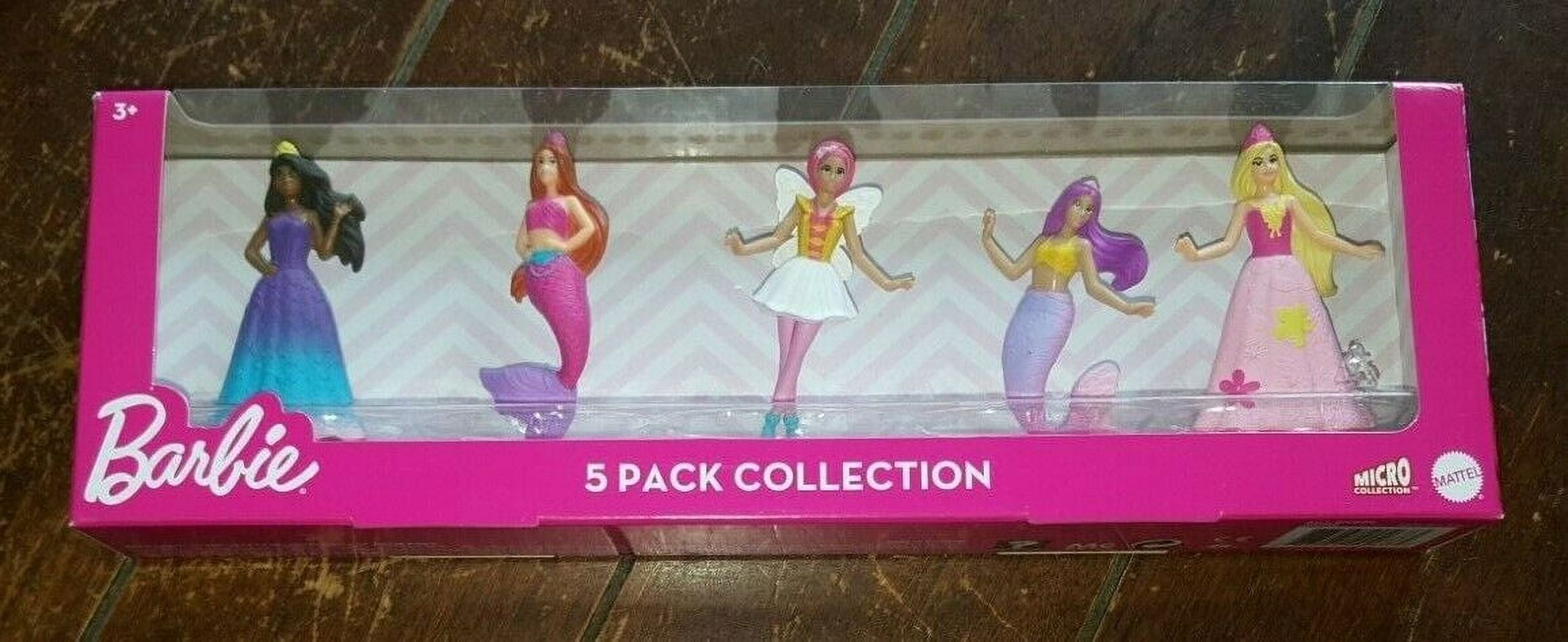 Barbie Micro Collection 2.5” Mermaids, Fairies and Princess Plastic ...