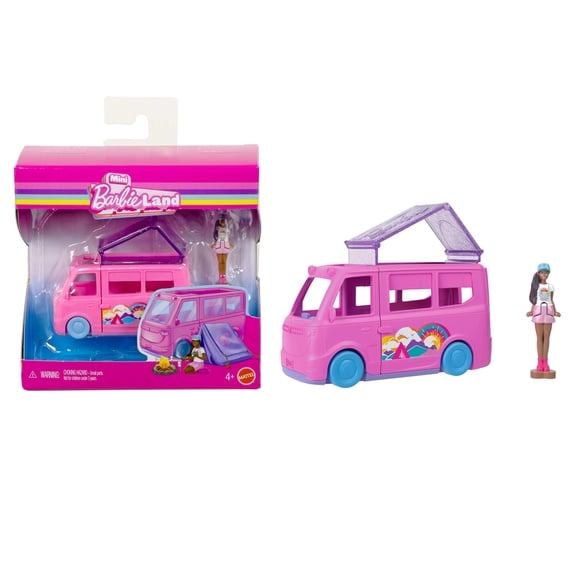 Barbie Mini Barbie Land Collectible Playsets with 1.5-Inch Doll and ...