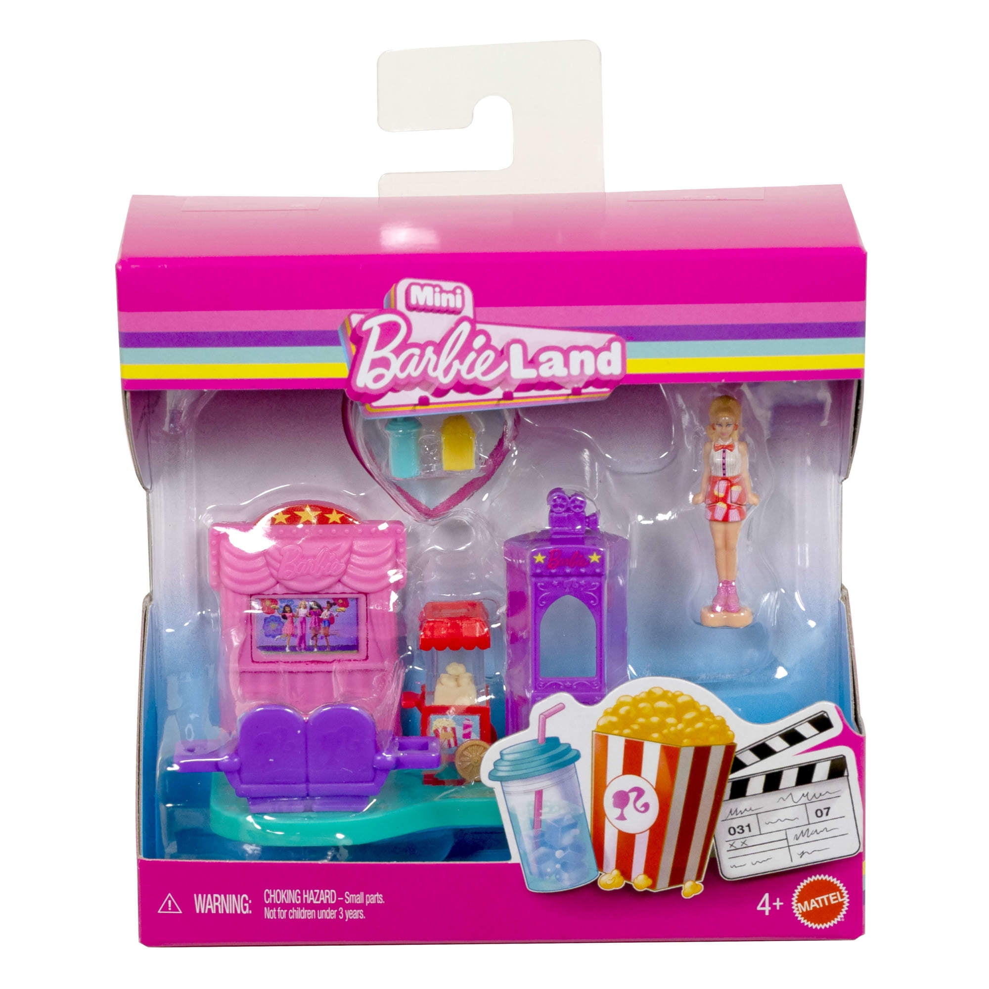 Barbie Mini Barbie Land Doll House Playsets with 1.5-inch Doll (Styles ...