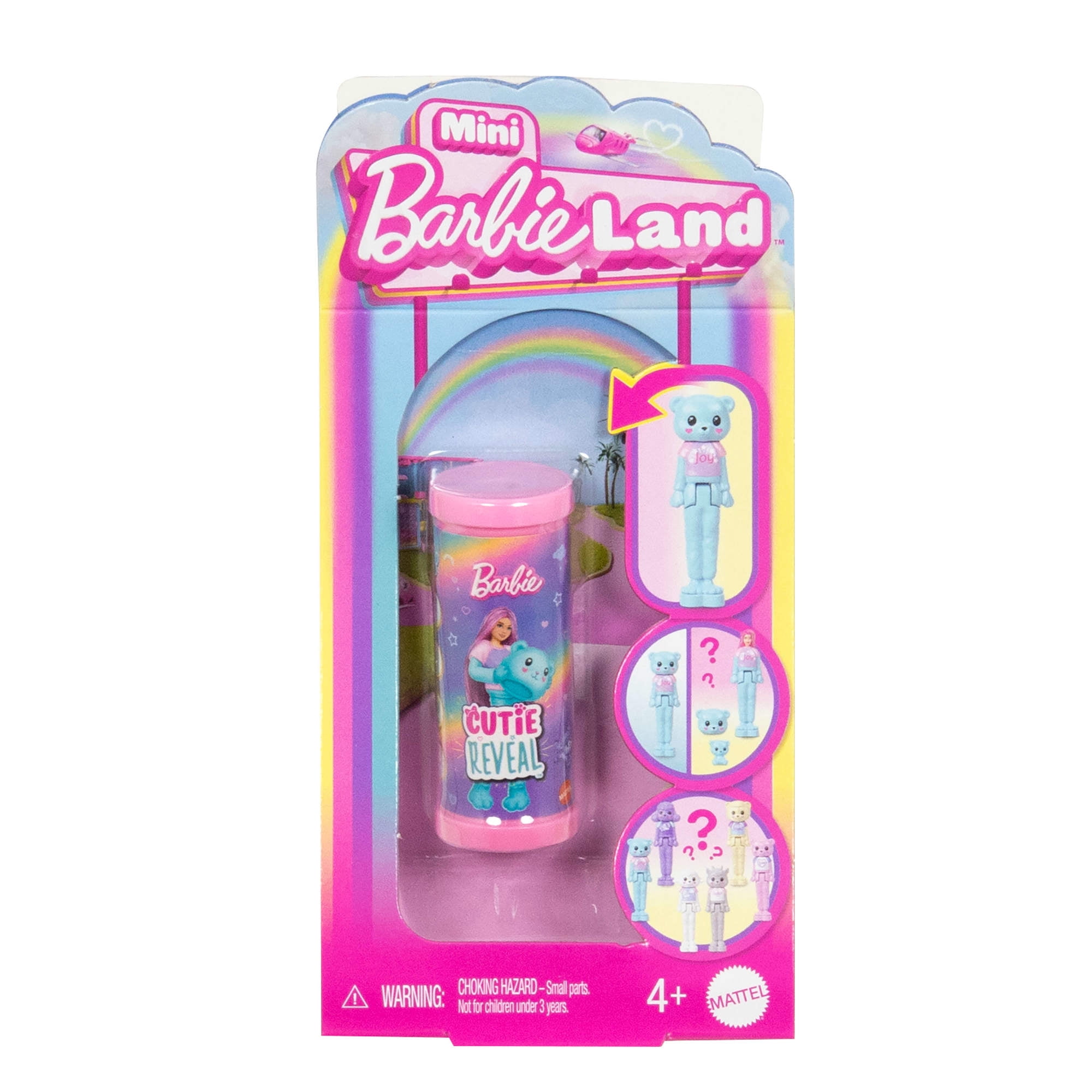 Barbie Mini BarbieLand Cutie Reveal Doll & Pet, 1.5-inch, styles vary ...