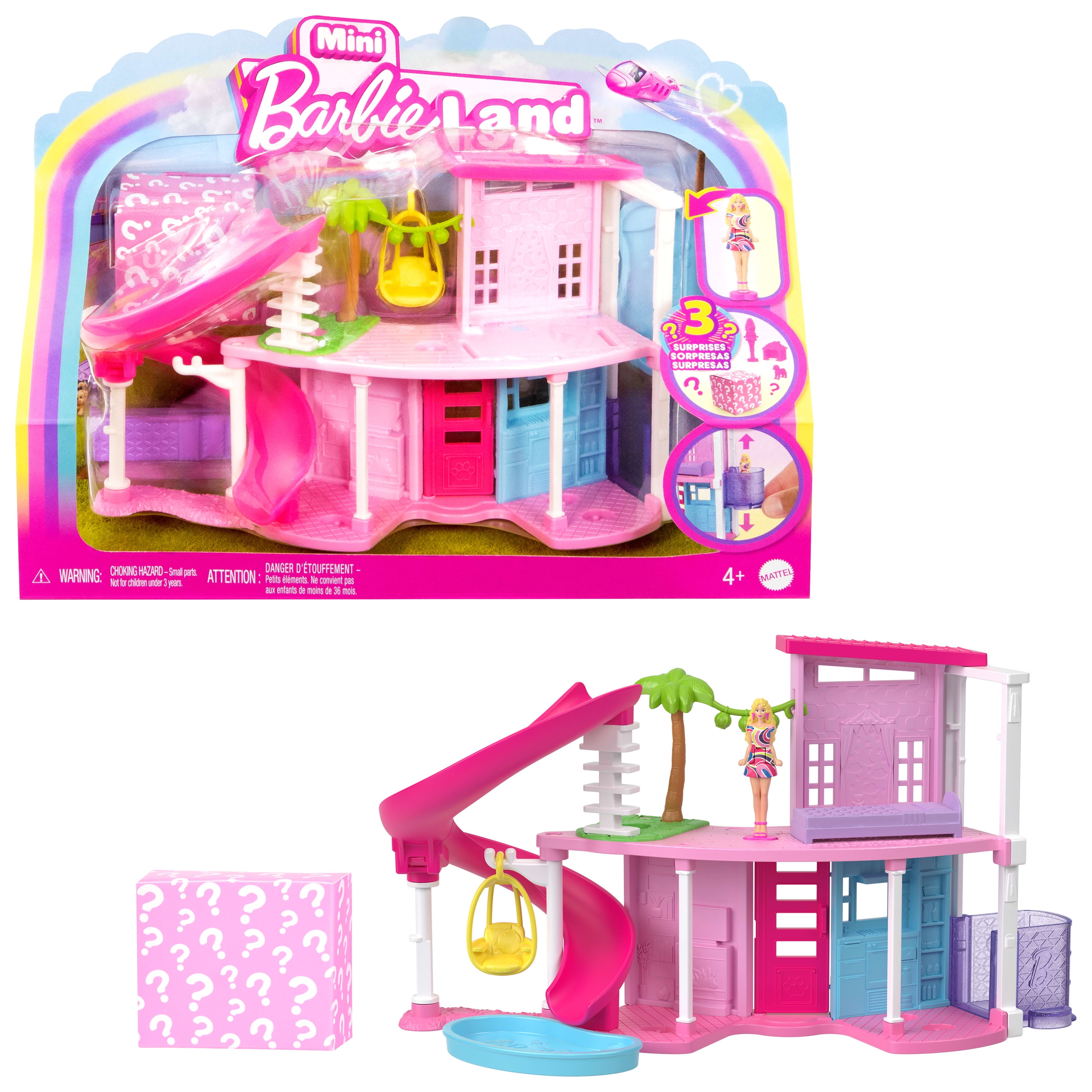 Barbie Mini BarbieLand Doll House Playsets with 1.5-inch Doll, (Styles ...