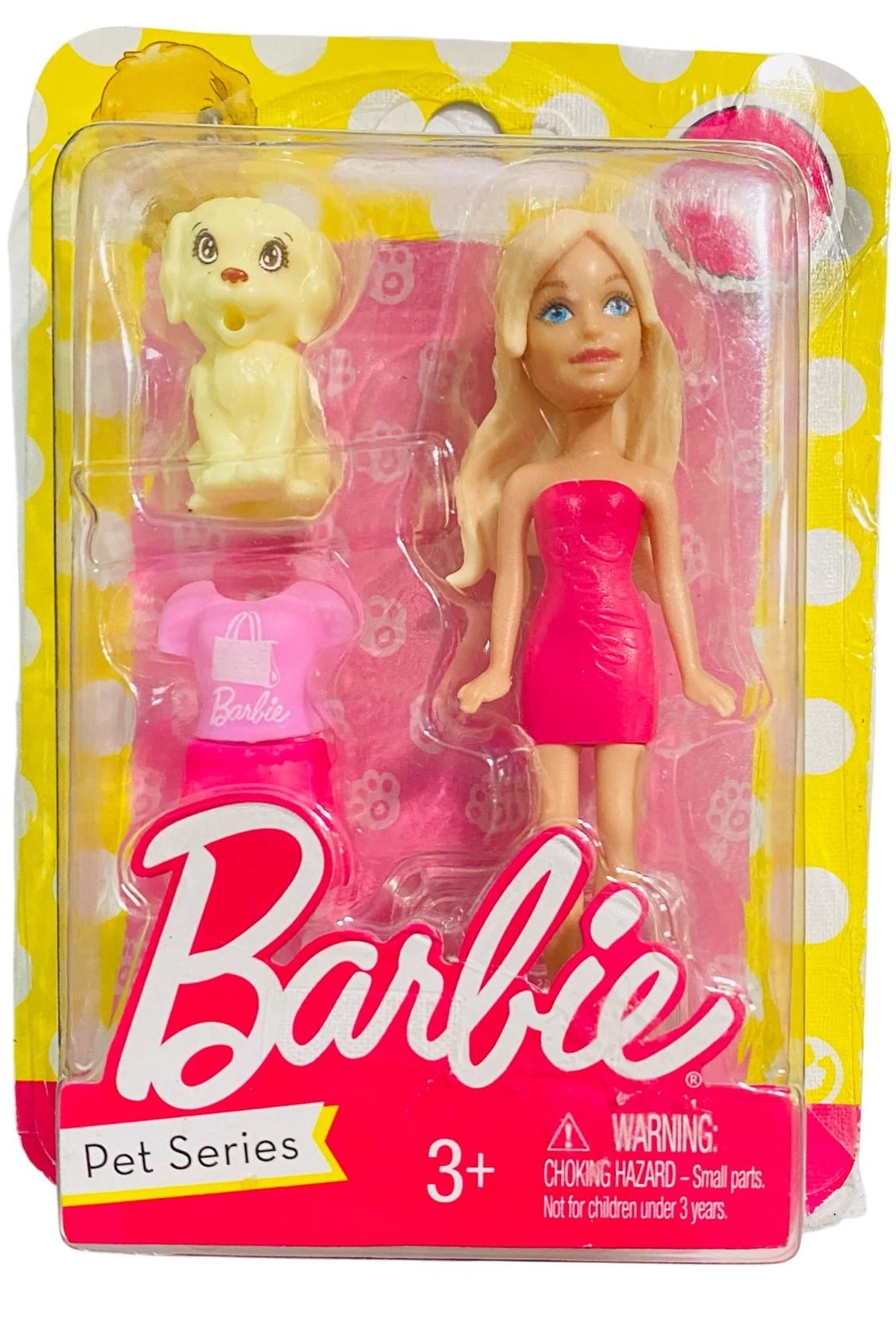 Barbie Mini Doll Fashion Pet Series With Puppy - Walmart.com
