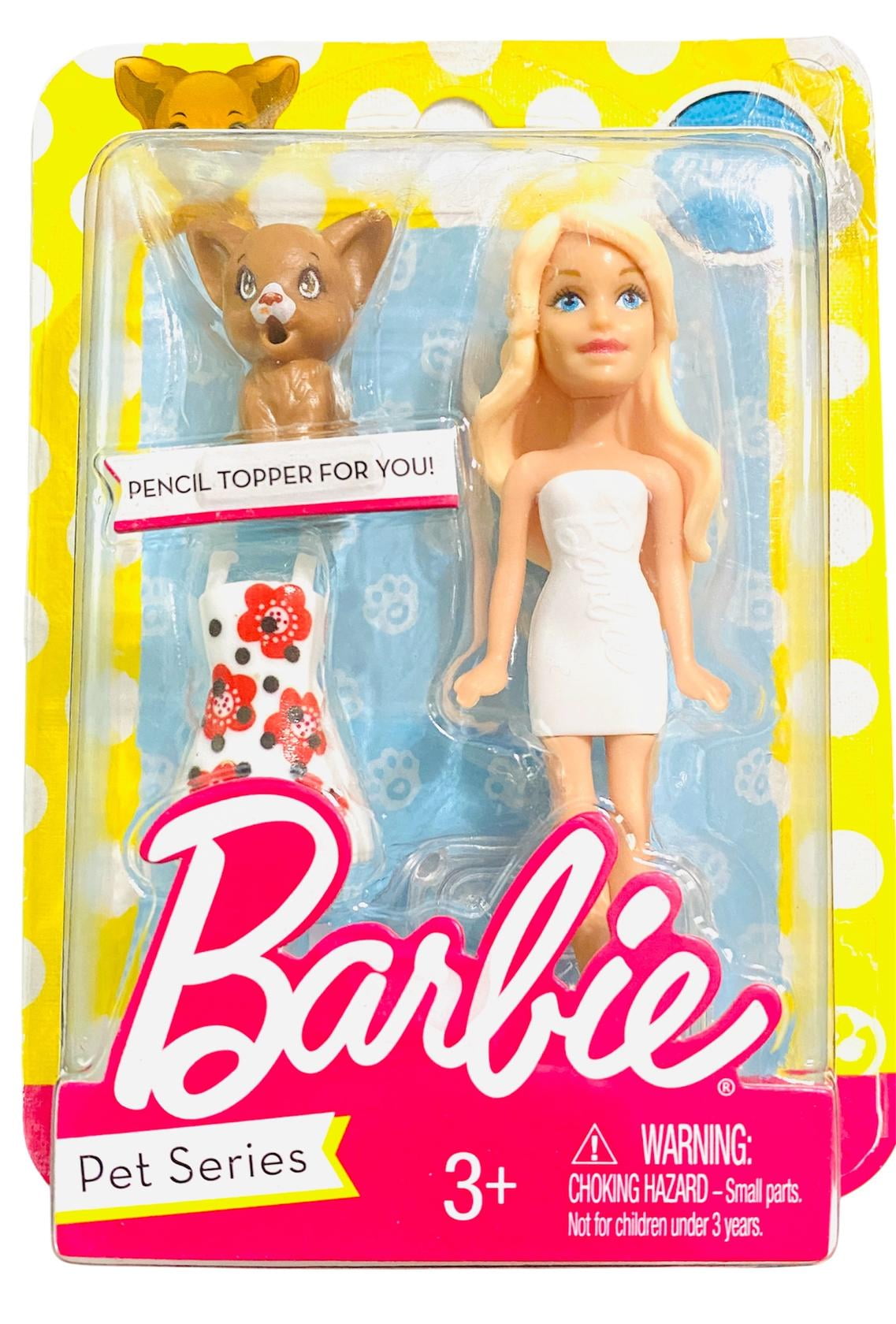 Barbie Mini Doll With Dog Doggy Puppy Toy And Dress - Walmart.com