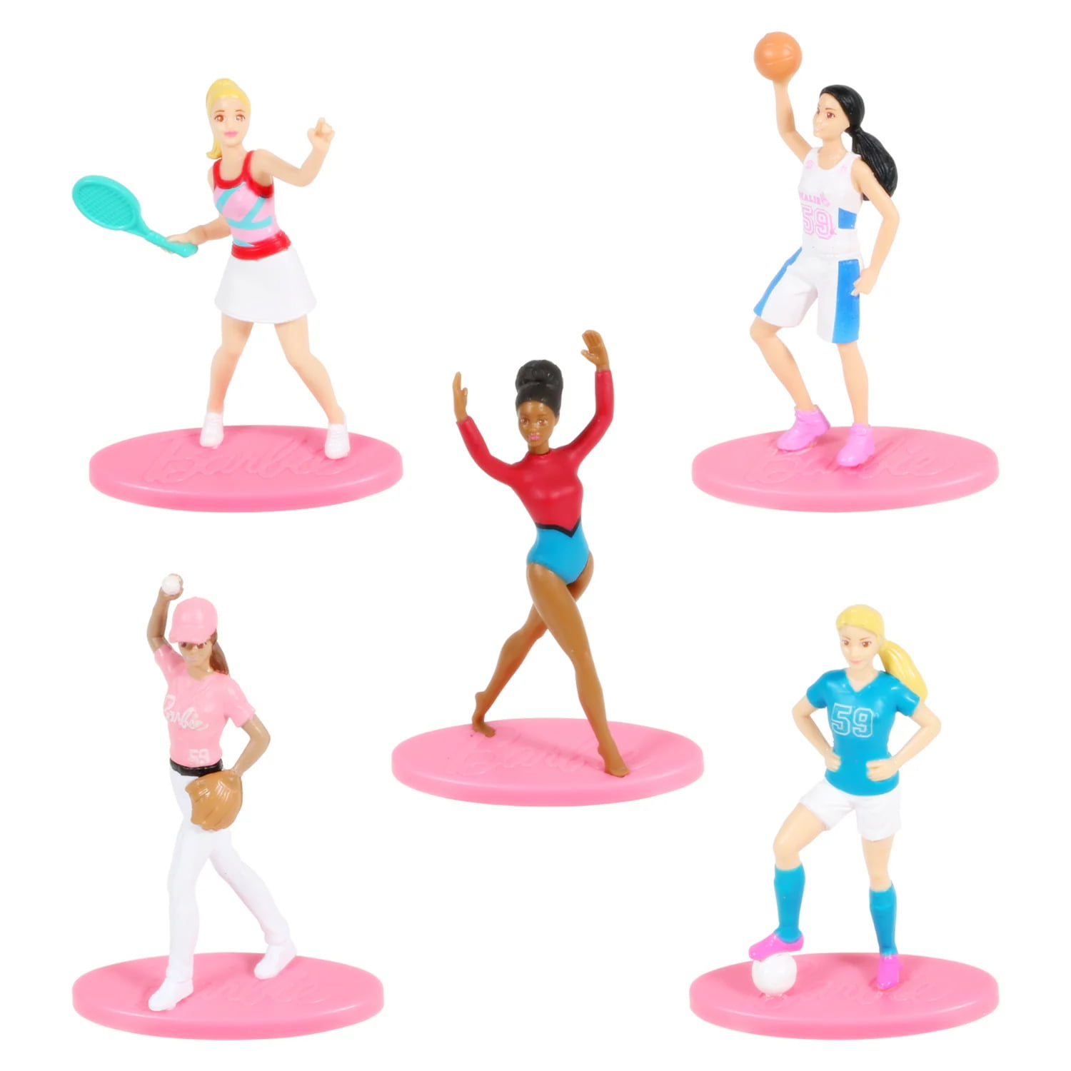 Barbie Mini Figurines, 2.875 in. each - Walmart.com