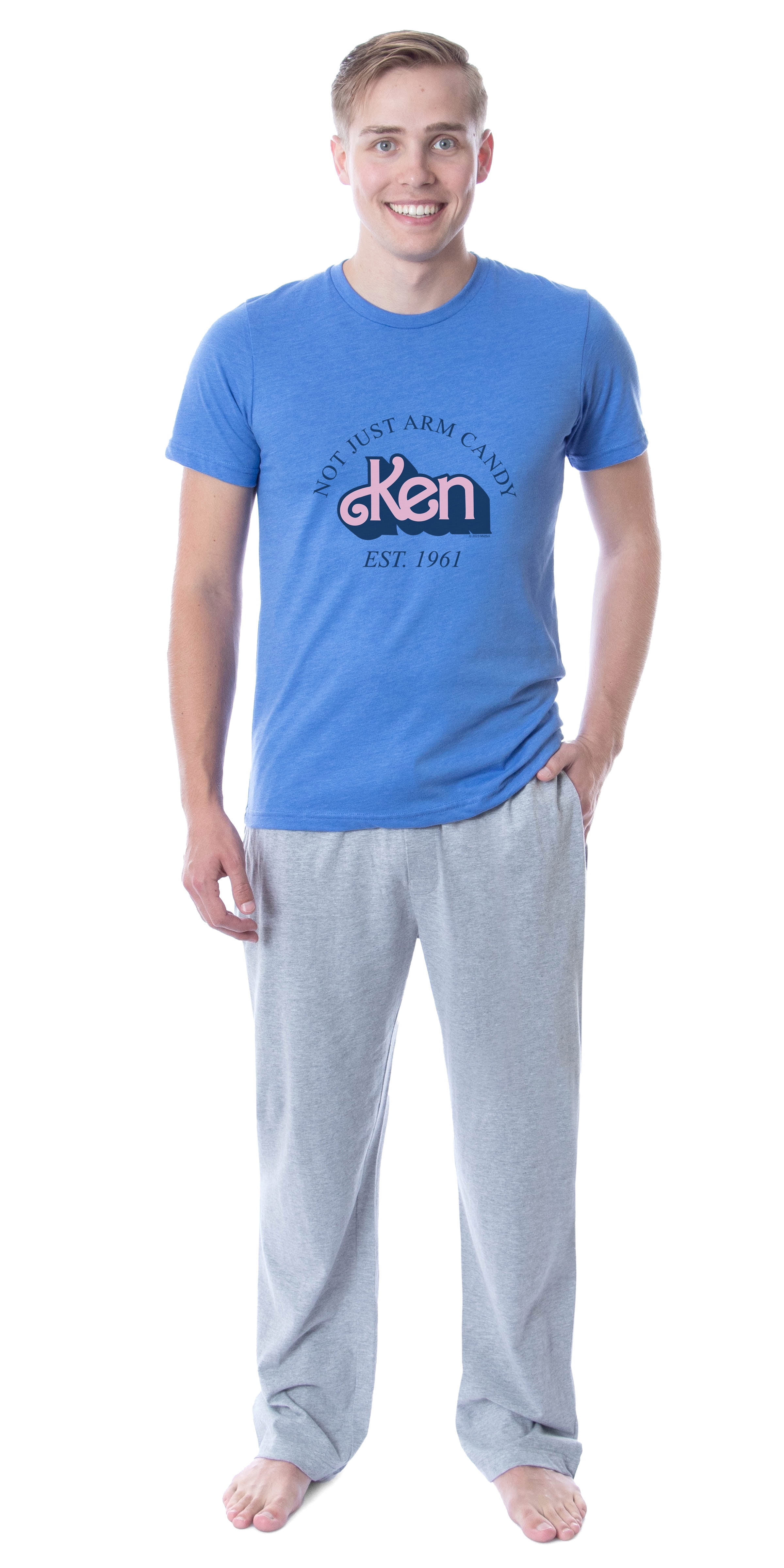 Barbie Movie Mens' Not Just Arm Candy Ken Doll Sleep Pajama Set For ...
