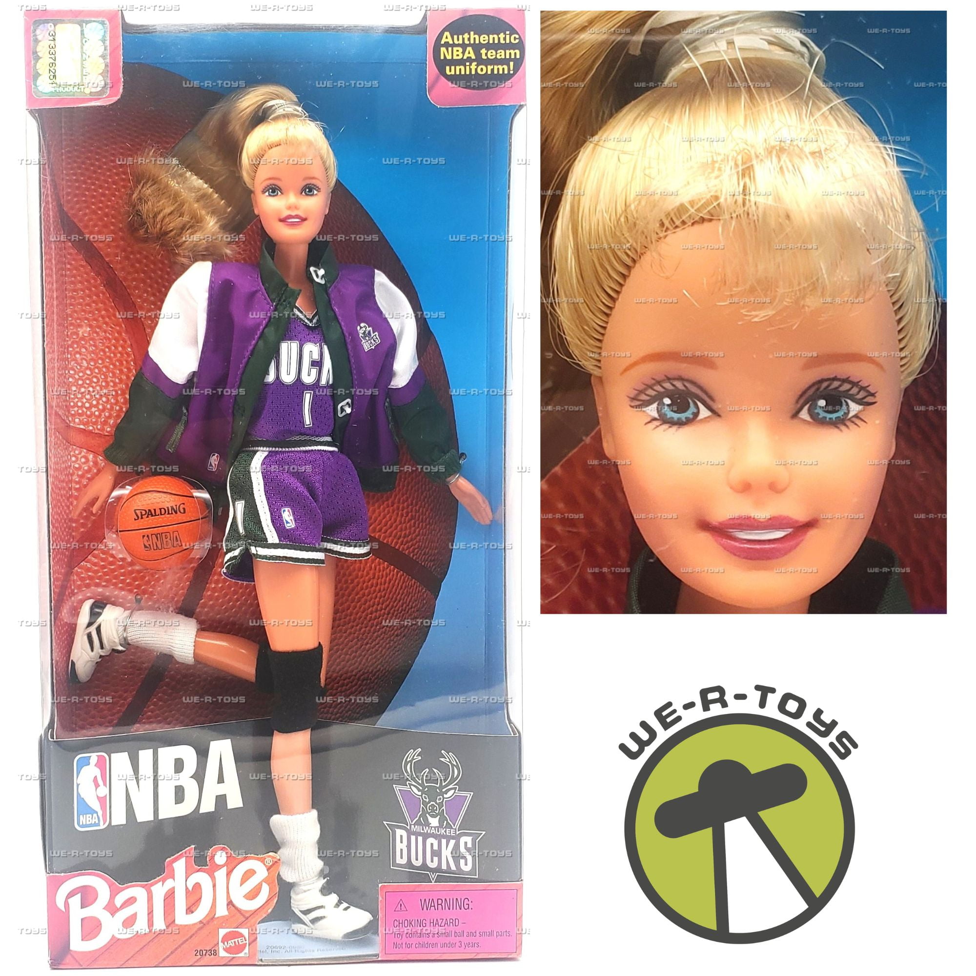 Barbie NBA Milwaukee Bucks 1998 Mattel No. 20738 - Walmart.com