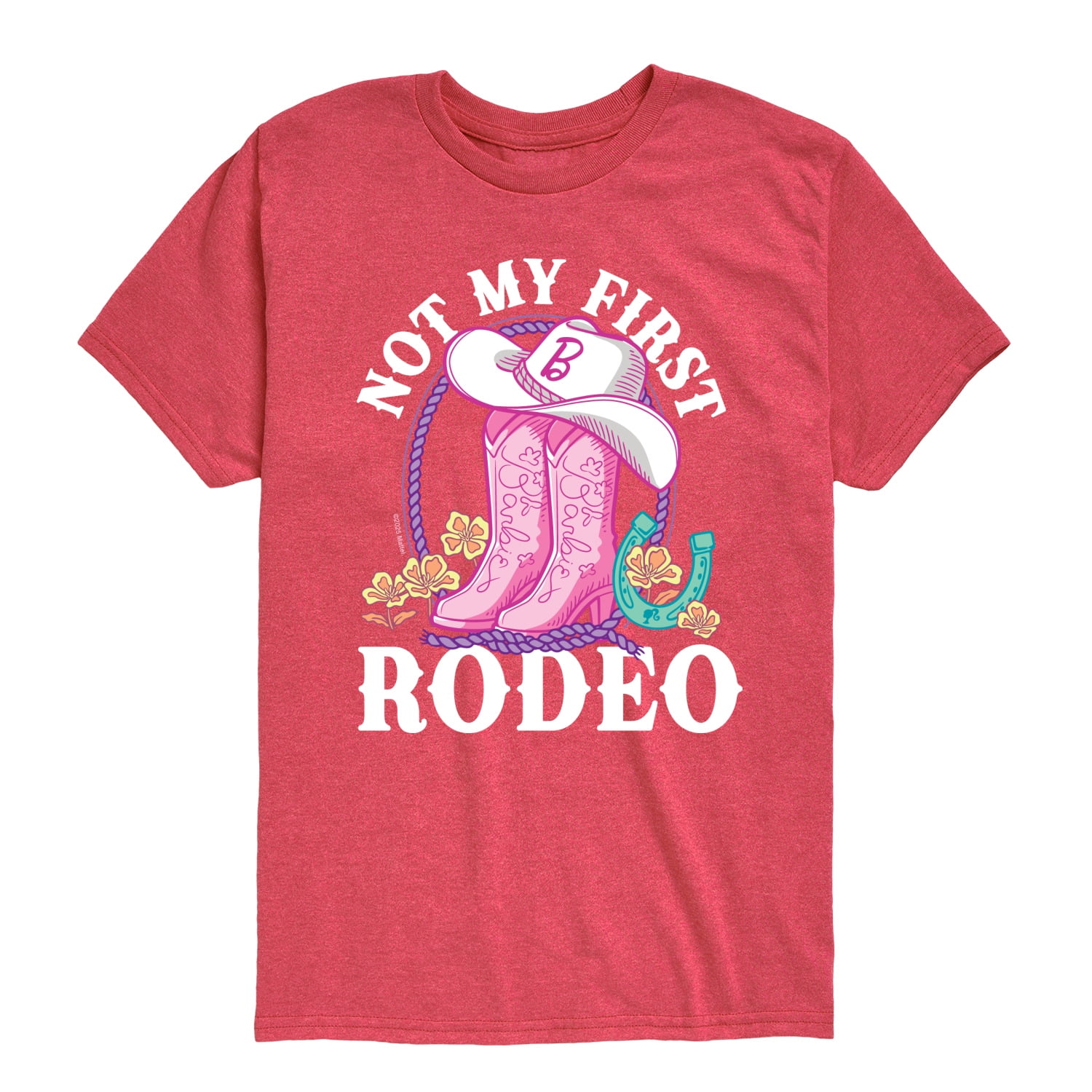 Barbie - Not My First Rodeo Barbie - Youth Short Sleeve Graphic T-Shirt ...