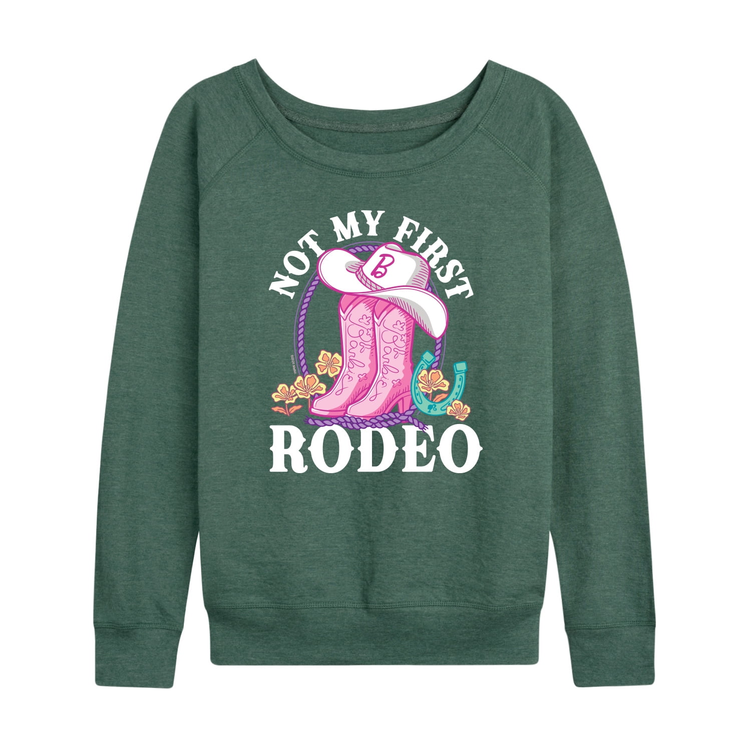 Barbie - Not My First Rodeo - Women's French Terry Long Sleeve Shirt ...