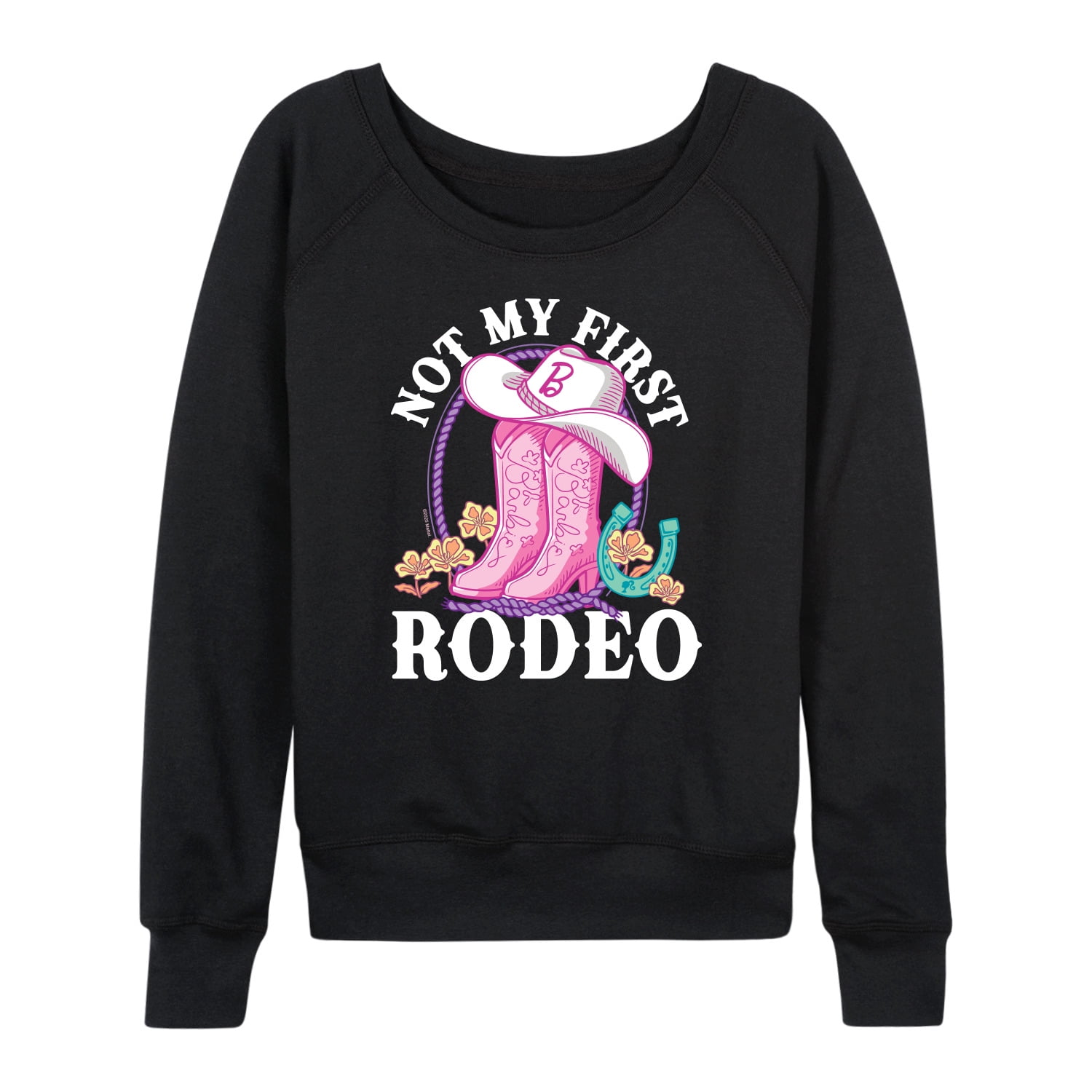 Barbie - Not My First Rodeo - Women's French Terry Long Sleeve Shirt ...