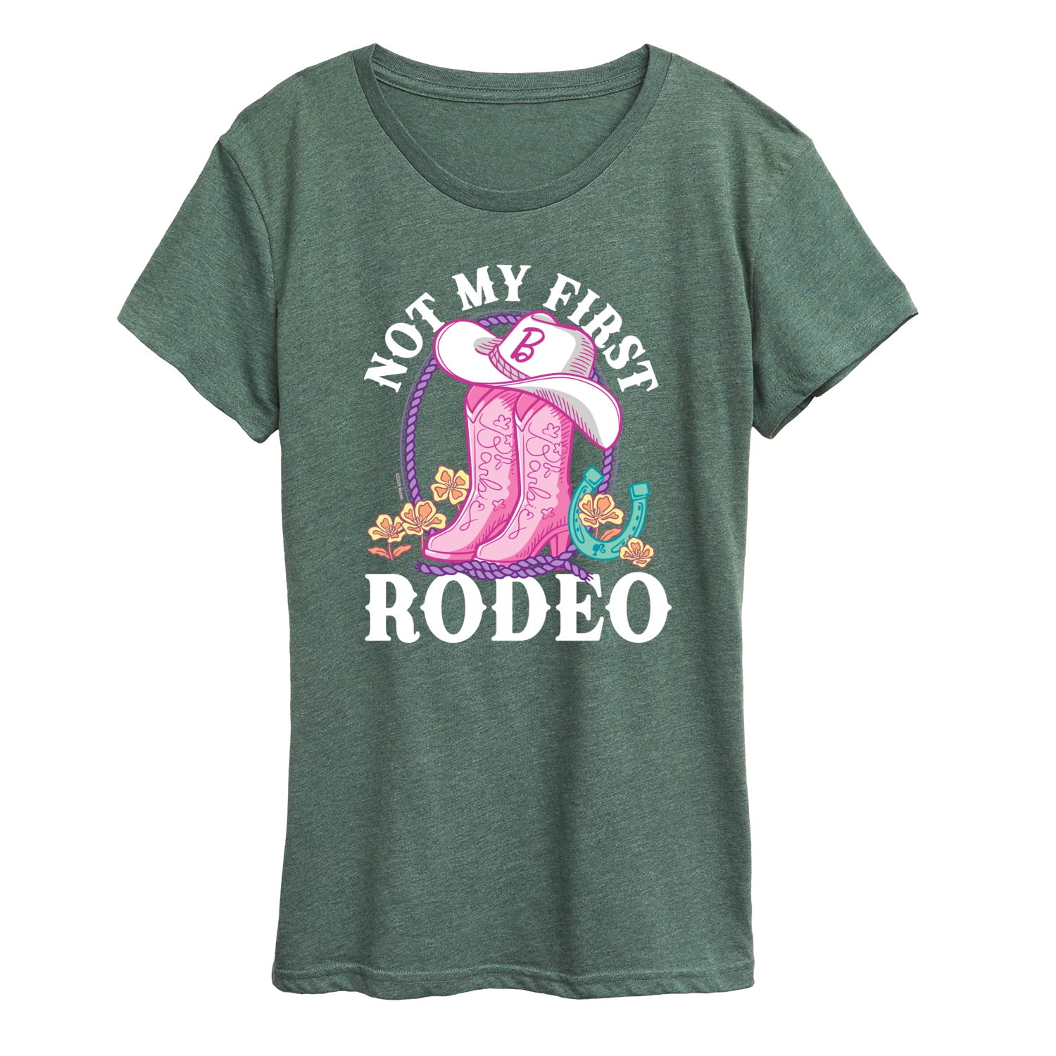 Barbie - Not My First Rodeo - Women's Short Sleeve Graphic T-Shirt ...