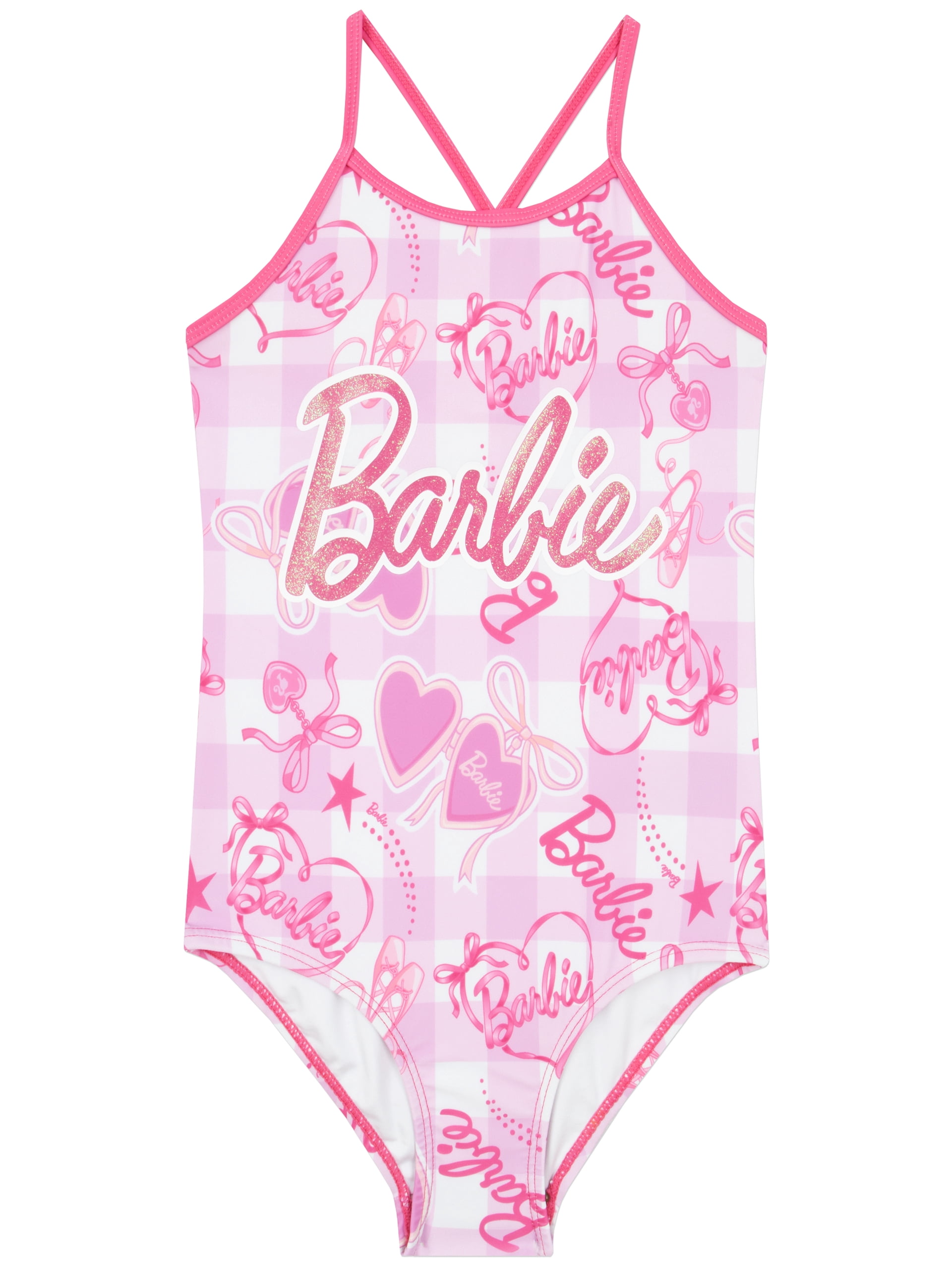 Barbie One Piece Swimsuit 4-10Y - Walmart.com