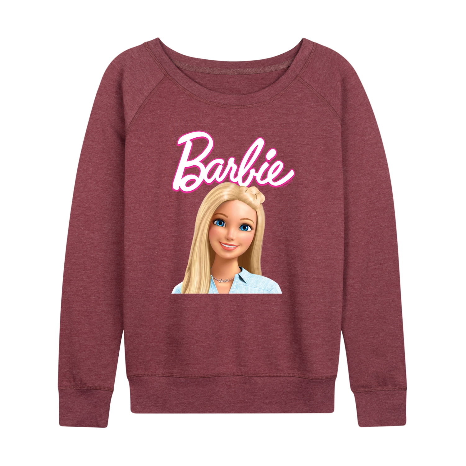 Barbie - Original Barbie Doll - Women's Lightweight French Terry Long ...