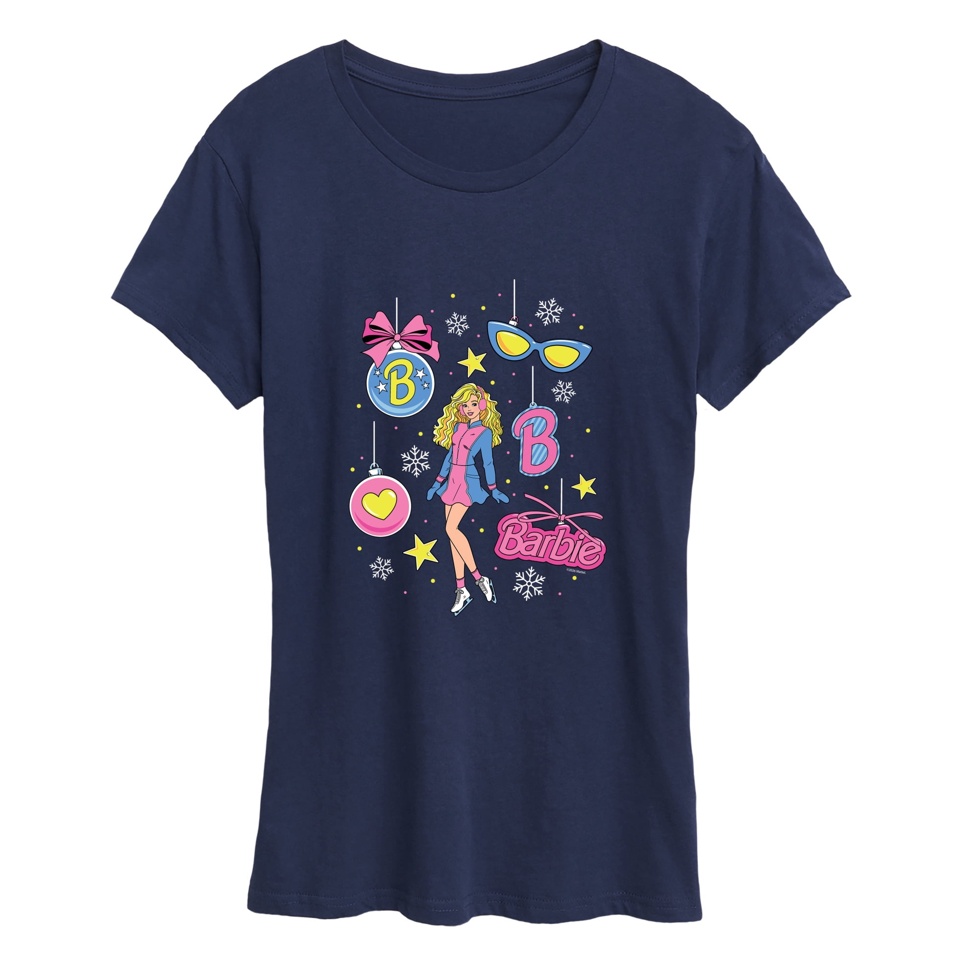 Barbie - Ornament Grid - Women's Short Sleeve Graphic T-Shirt - Walmart.com