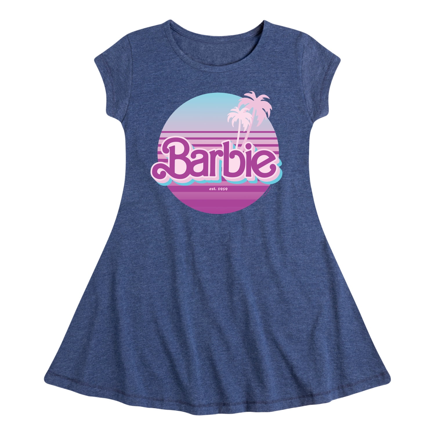 Barbie - Palm Trees - 90's Retro Style - Toddler And Youth Girls Fit ...