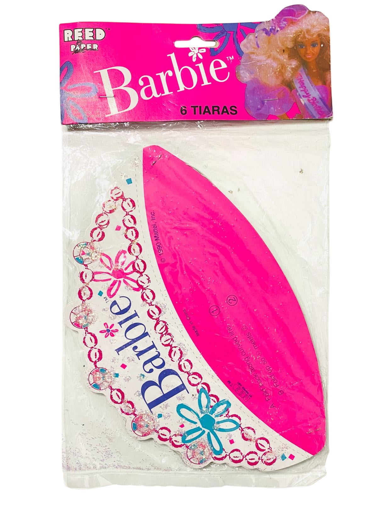 Barbie Party Tiaras 6 ct, 1990 - Walmart.com