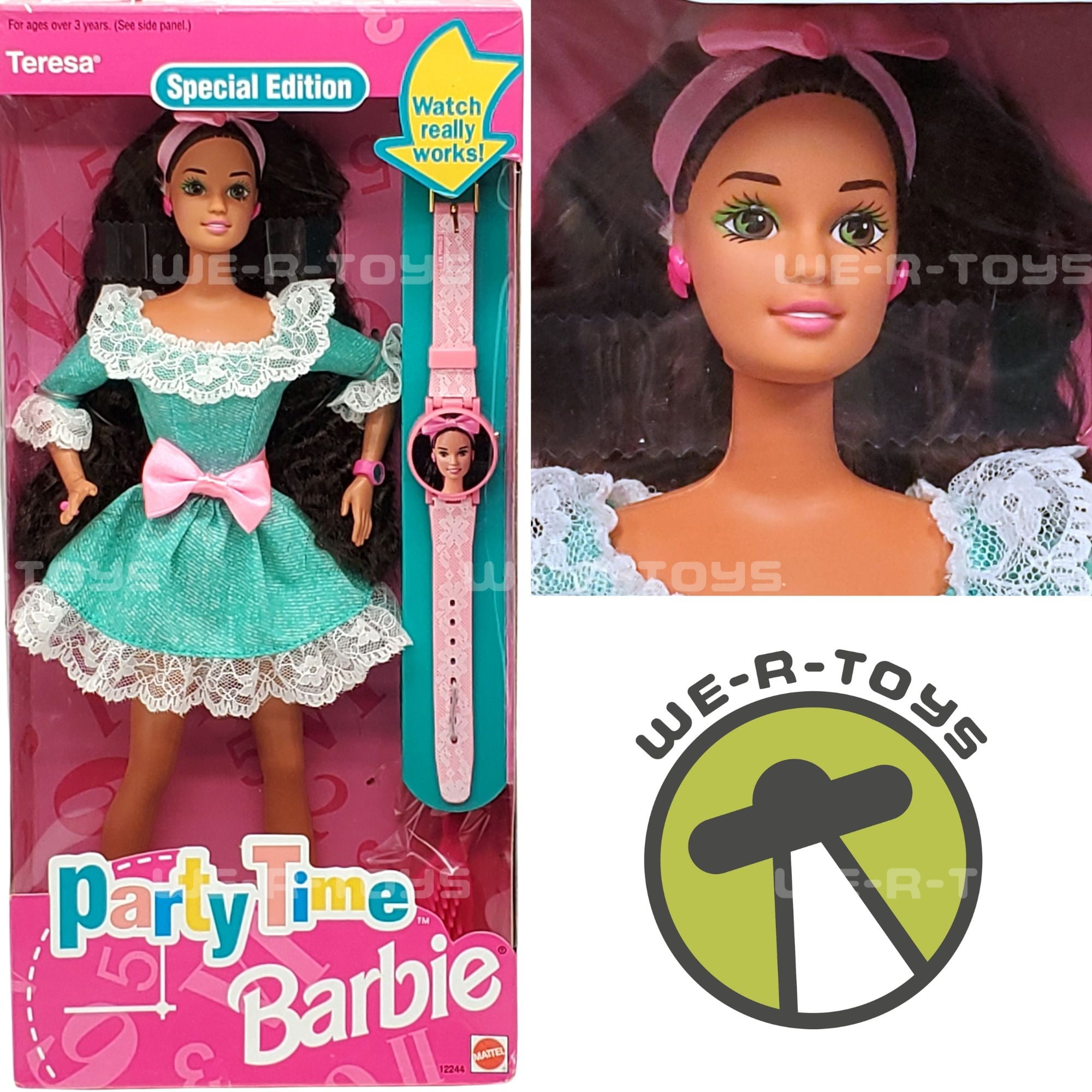 Barbie Party Time Teresa Doll with Watch Special Edition 1994 Mattel ...
