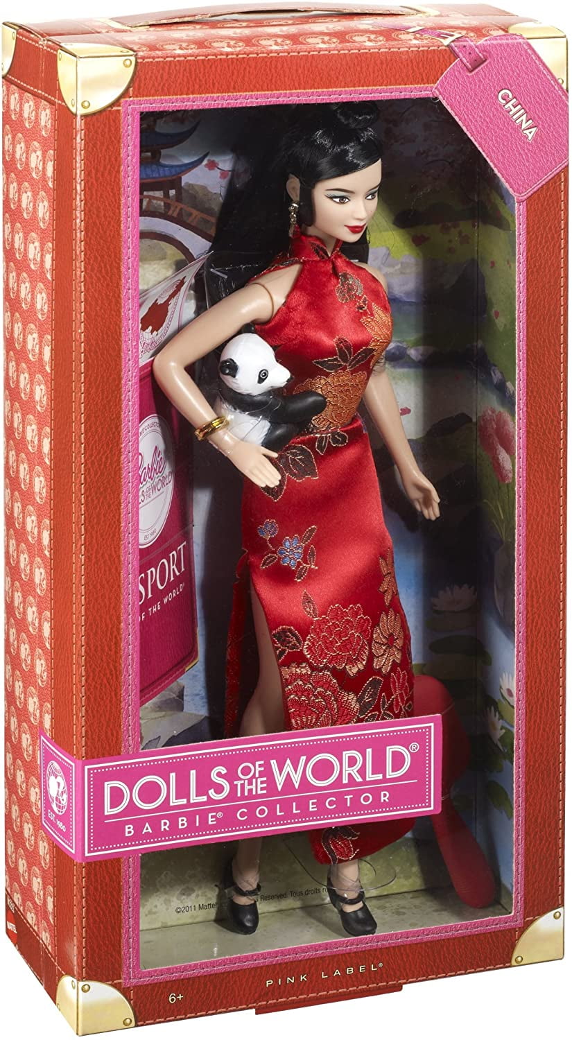 Barbie Passport Series China Doll, "Ni hao!", Red Silk Gown, 2011 ...