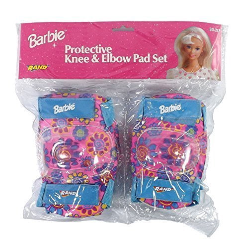 Barbie Pink Knee and Elbow Pads Protective Gear for Girls - Walmart.com