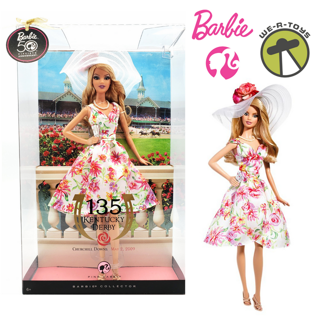 Barbie Pink Label - Kentucky Derby Barbie Collector Doll - Walmart.com
