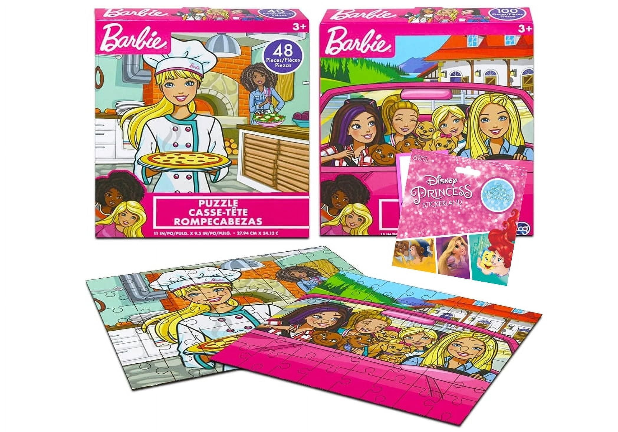 Barbie Premier Puzzle Activity Set - Bundle with 2 Barbie Jigsaw ...