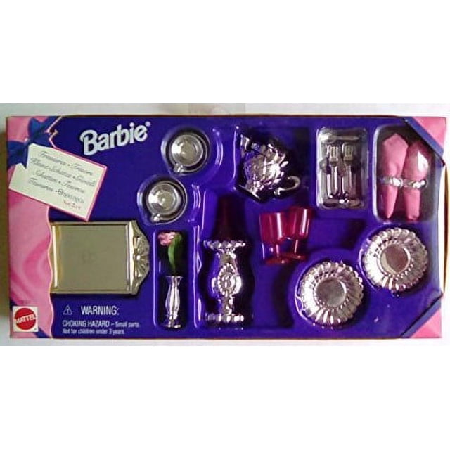 Barbie Pretty Treasures Dinner Set 1995 No. 13761 - Walmart.com