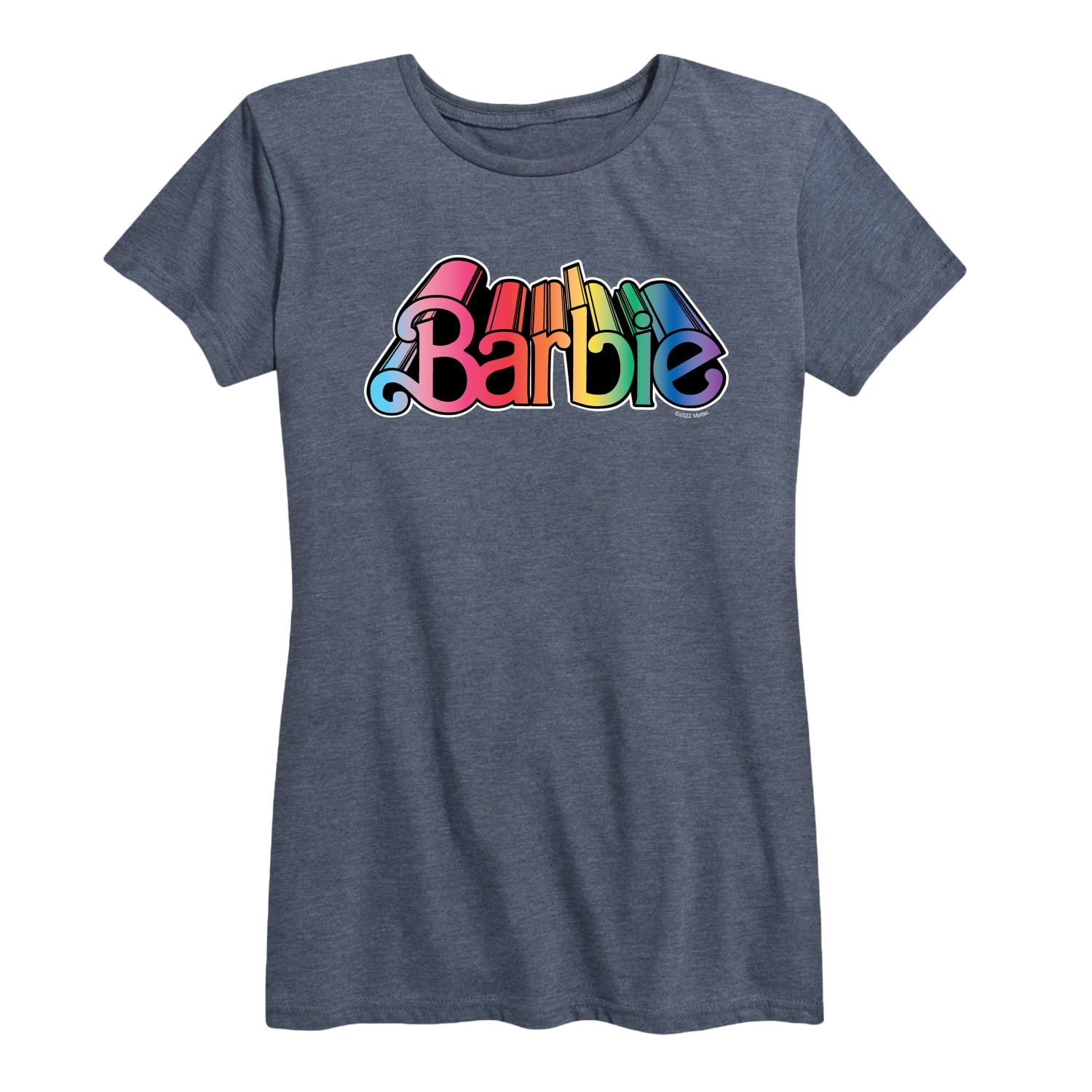 Barbie Pride - Barbie 3D Logo - Women's Short Sleeve Graphic T-Shirt ...