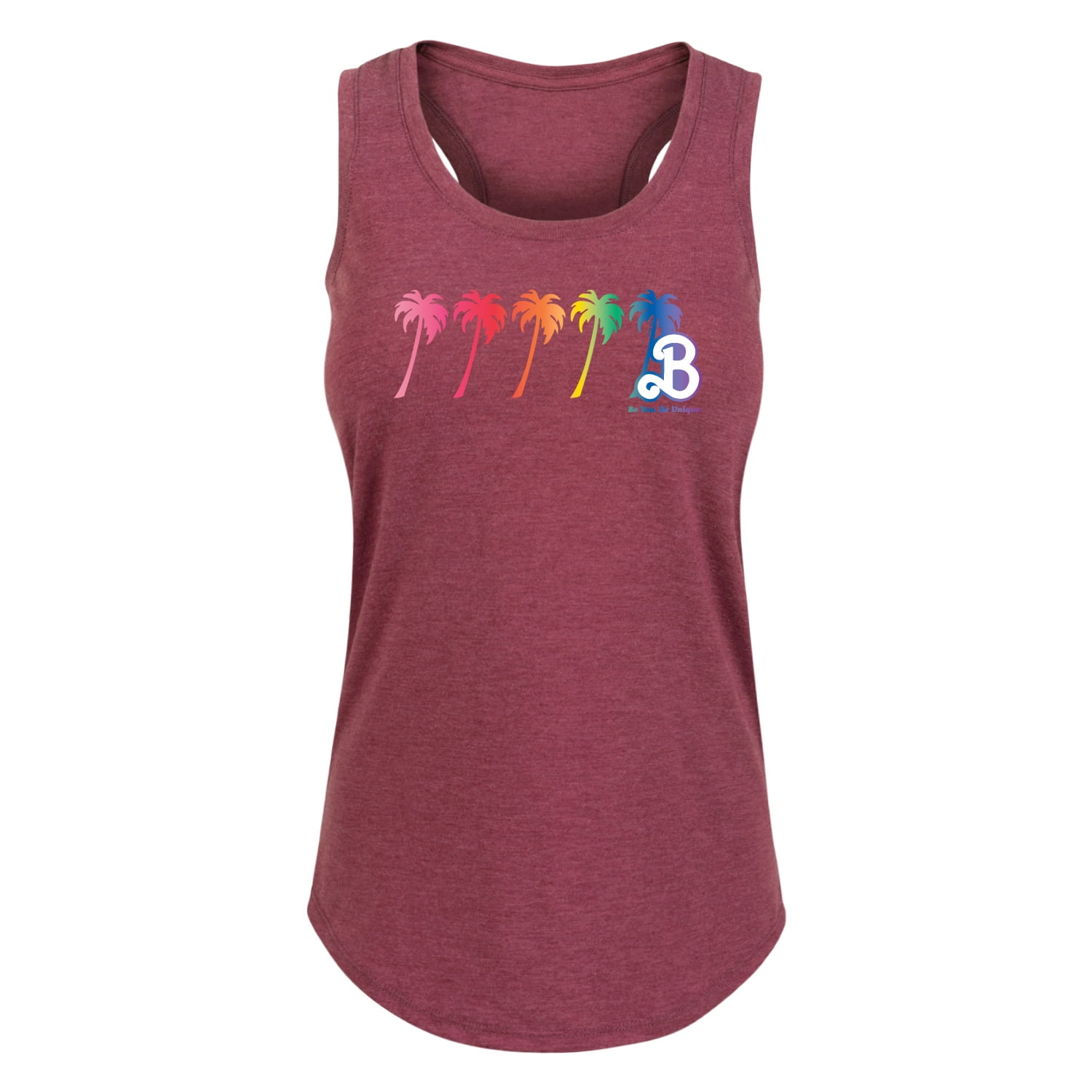 Barbie Pride - Gradient Palm Trees - Women's Racerback Tank Top ...