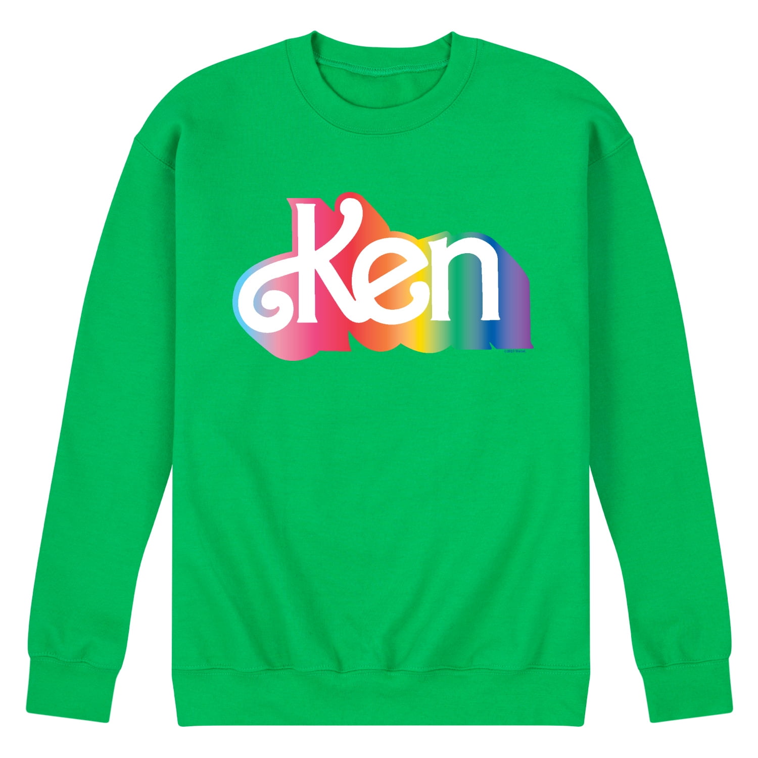 Barbie Pride - Ken Logo - Men's Crew Neck Fleece Pullover - Walmart.com