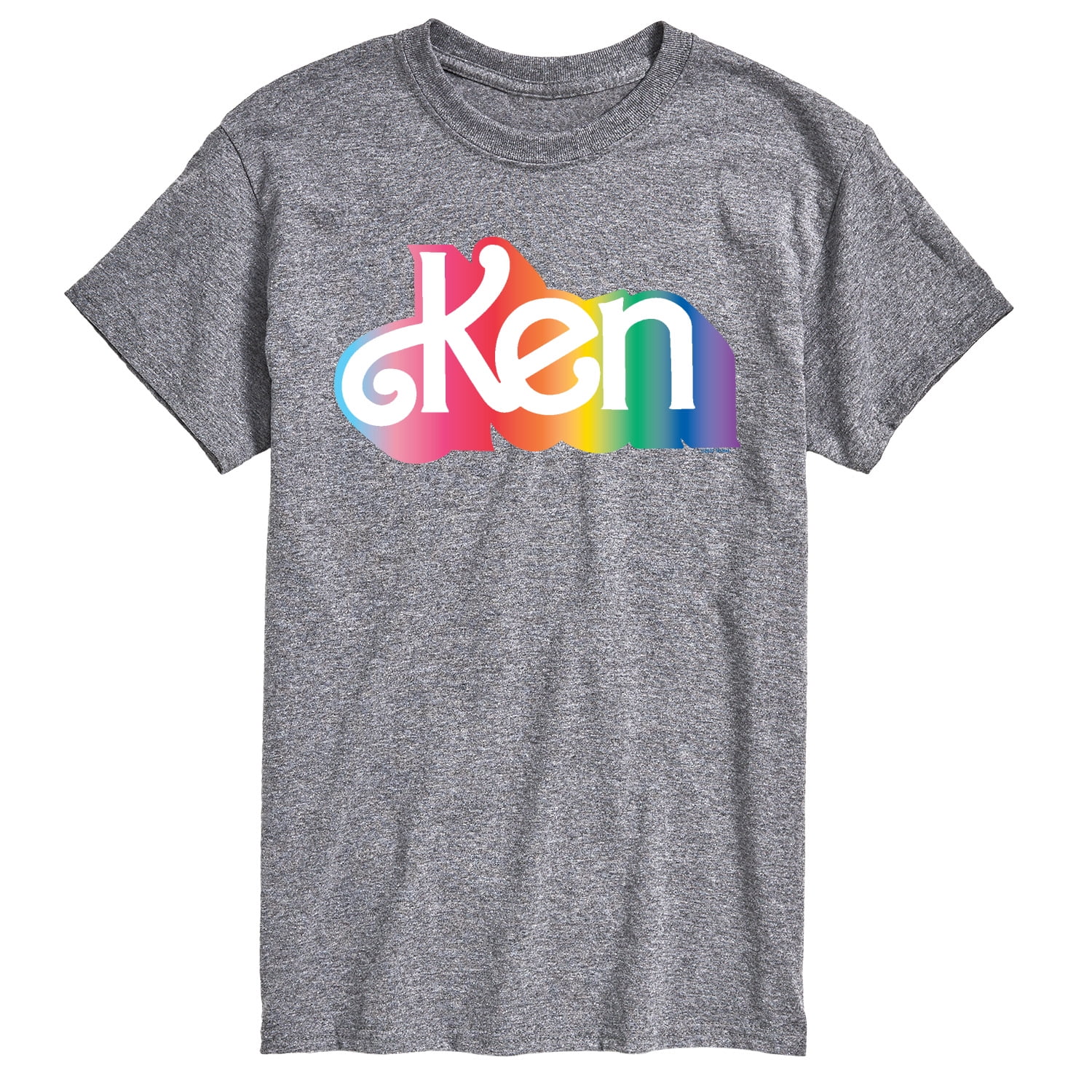 Barbie Pride - Ken Logo - Men's Short Sleeve Graphic T-Shirt - Walmart ...