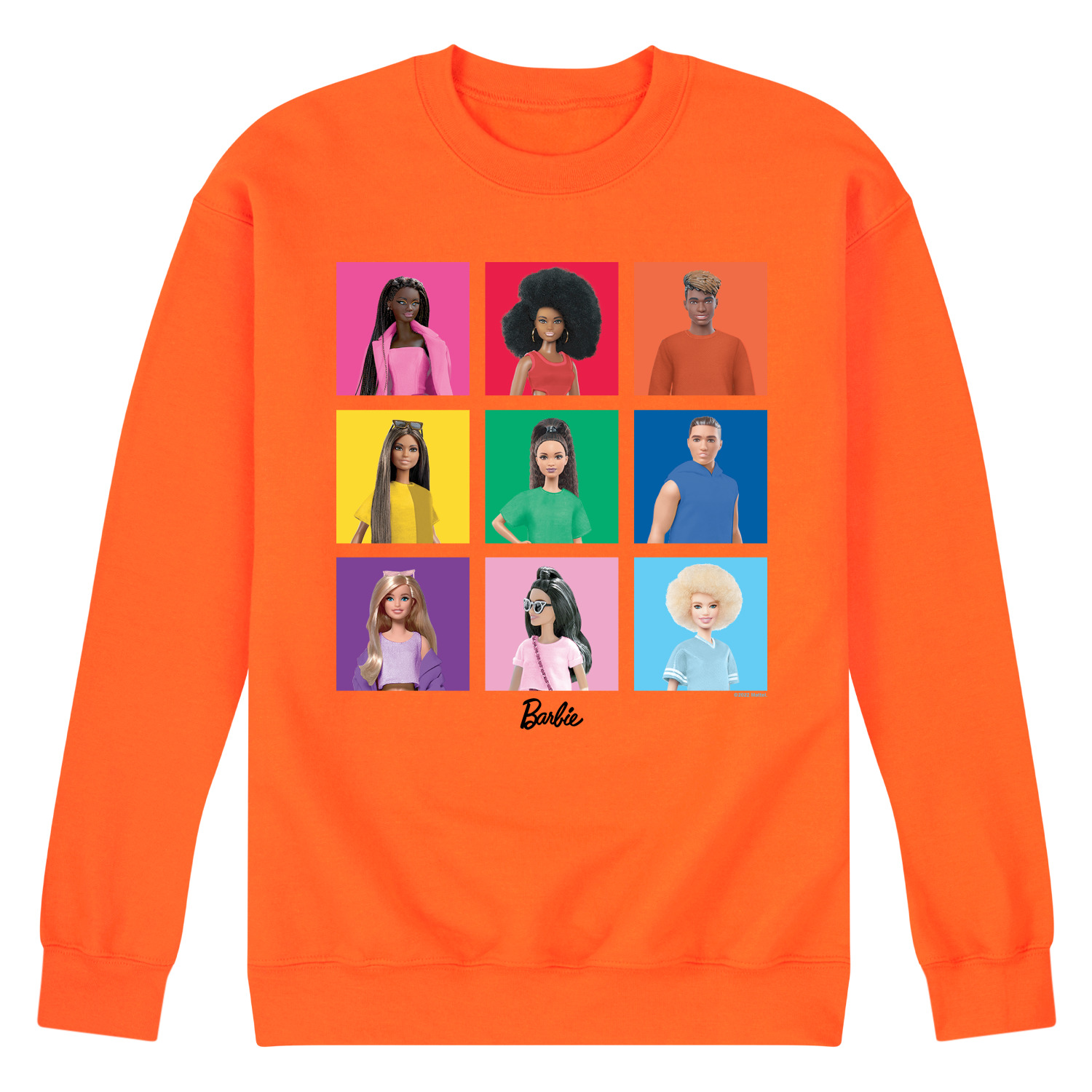 Barbie Pride - Pride Squares - Mens Crew Fleece - Walmart.com