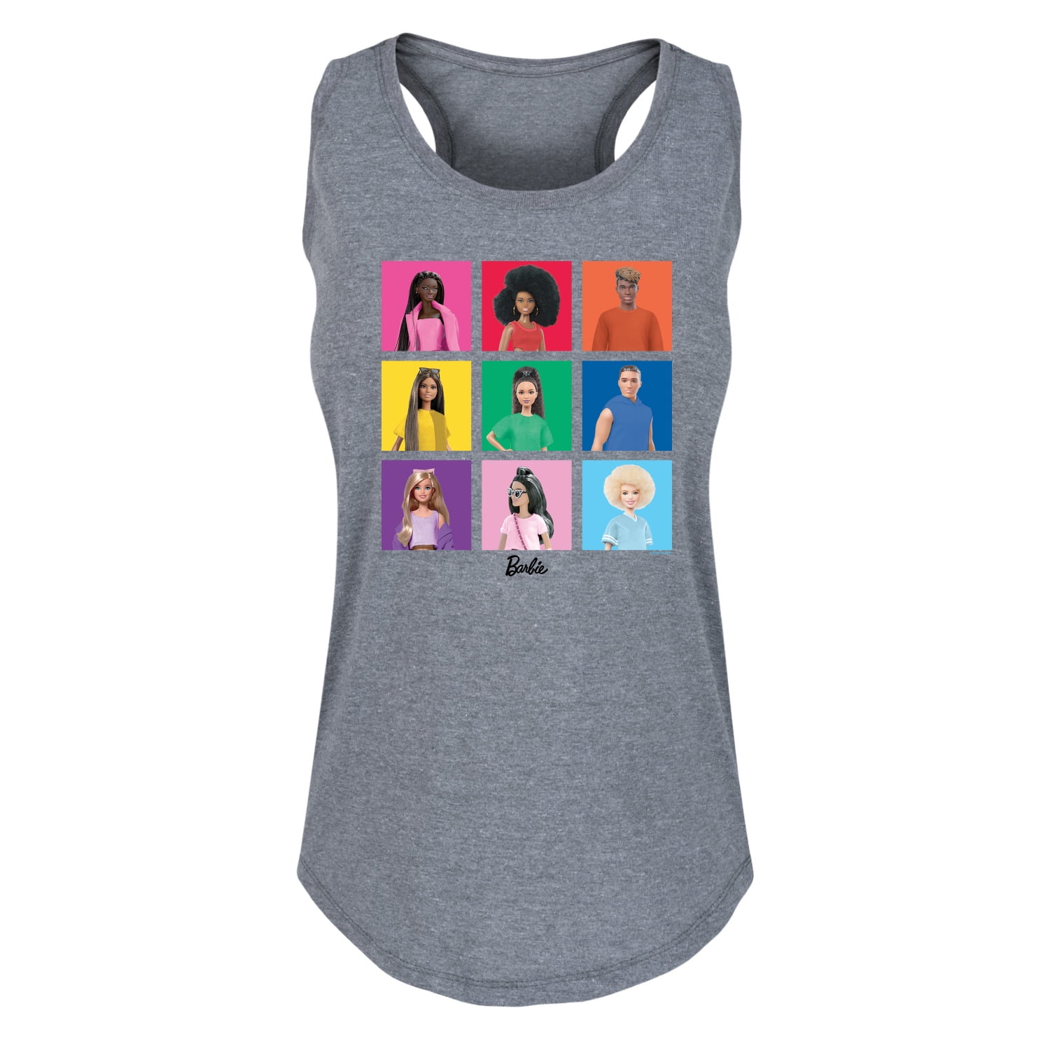 Barbie Pride - Pride Squares - Women's Racerback Tank Top - Walmart.com